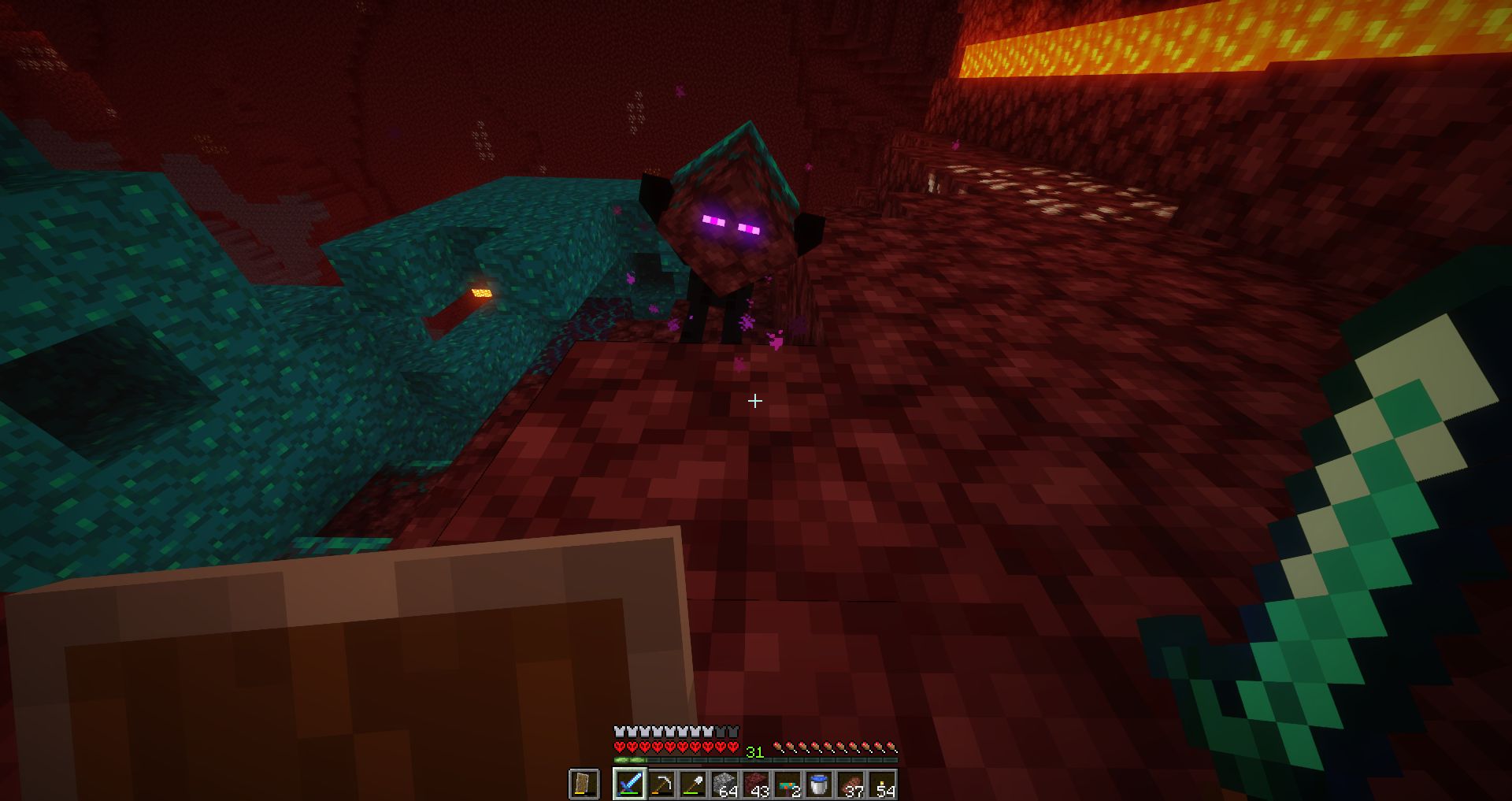 Oh hi Enderman. Love when shaders do weird things like this | Scrolller
