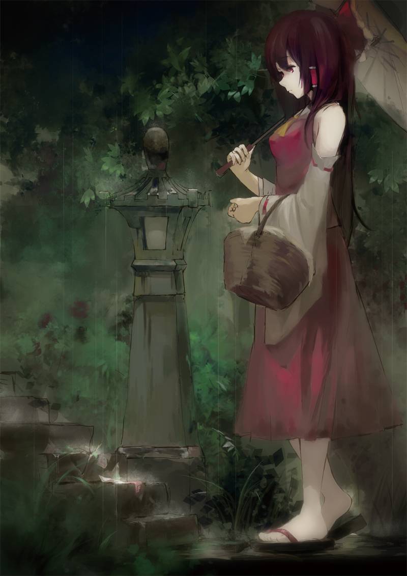 Oh,... it's raining. [Touhou] | Scrolller