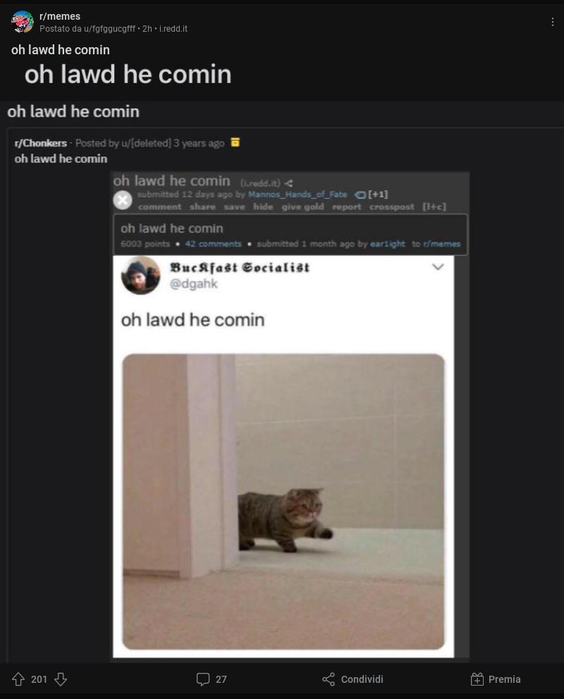 Oh lawd he coming | Scrolller