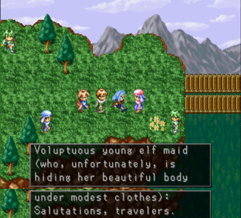 oh, the descriptions you'll find in random rpg maker games | Scrolller