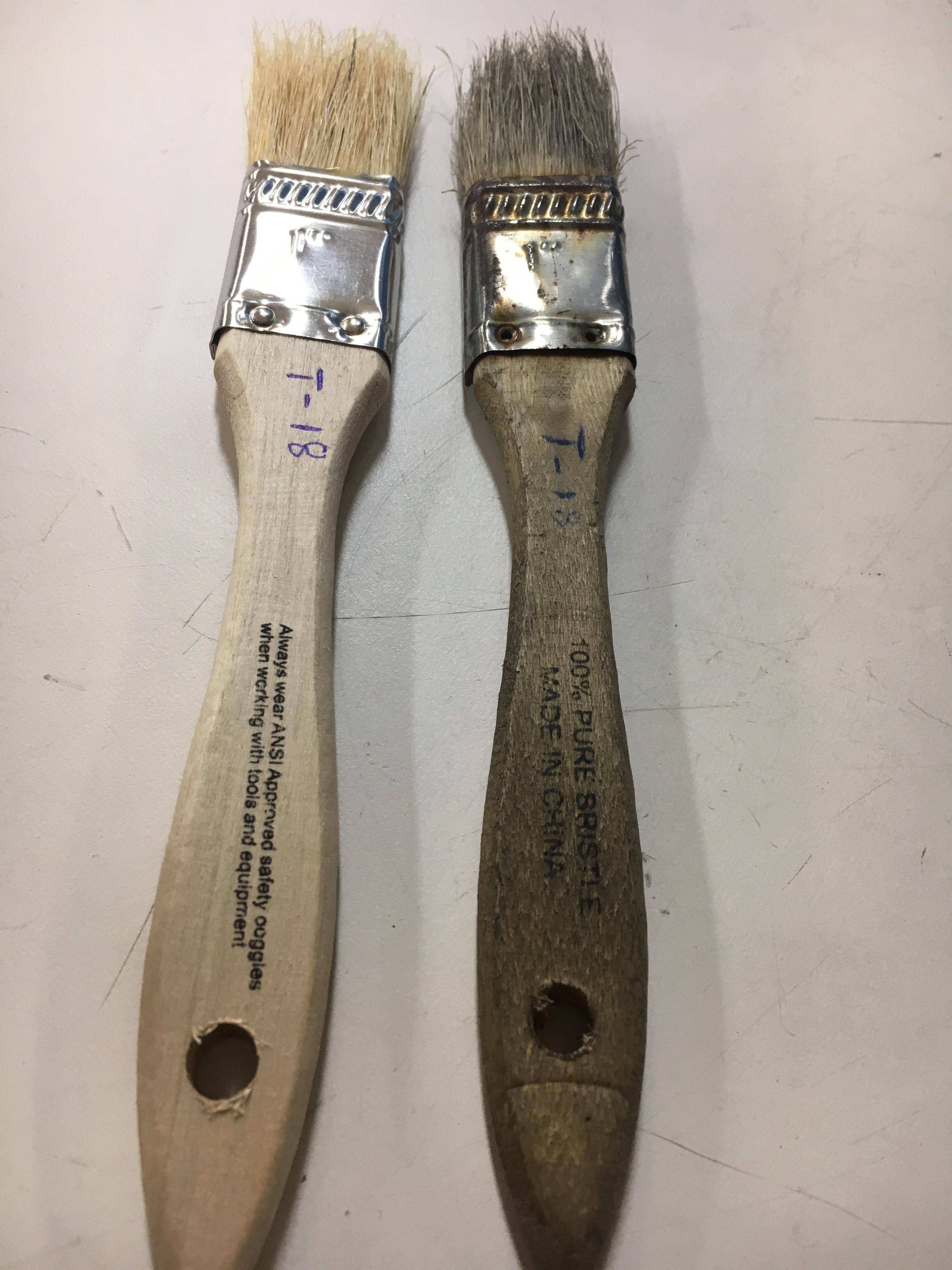 Old and new brushes | Scrolller