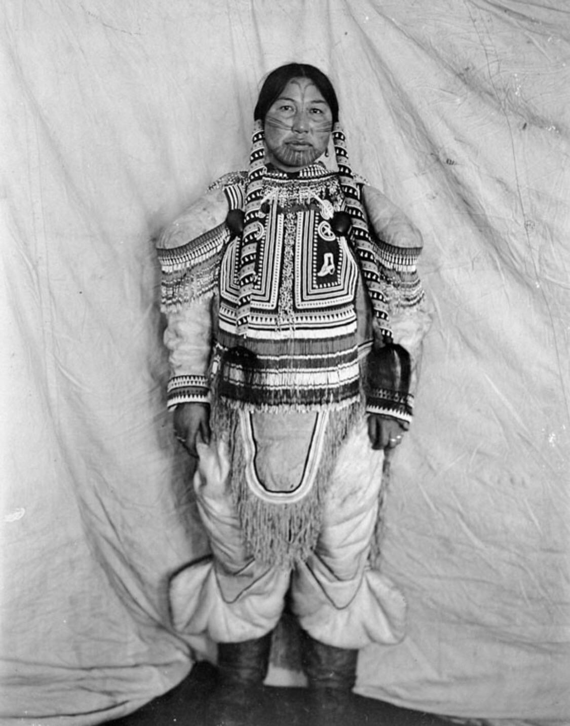 Old picture of Greenlandic Inuit woman | Scrolller
