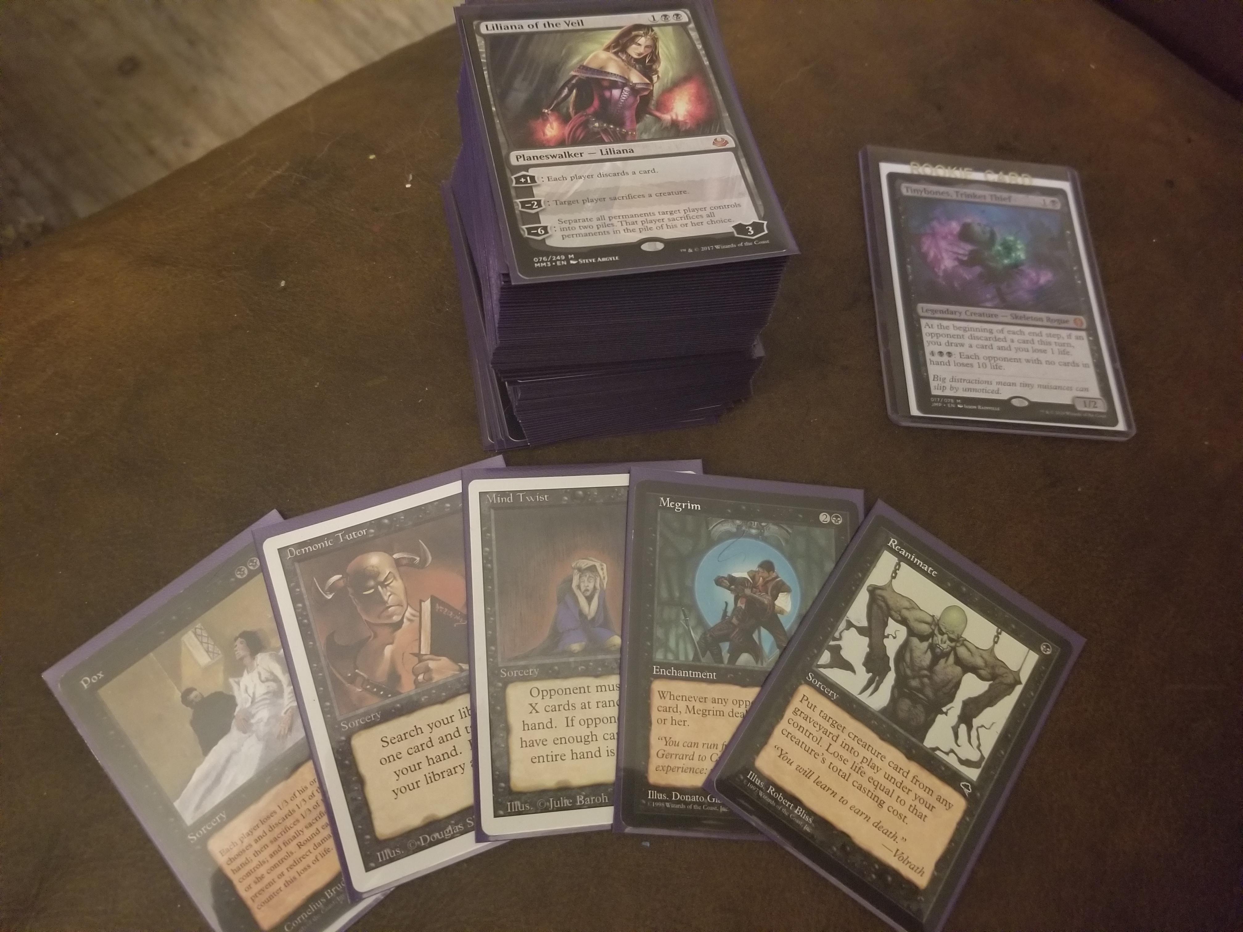 Old school tiny bones commander deck *FINISHED* | Scrolller