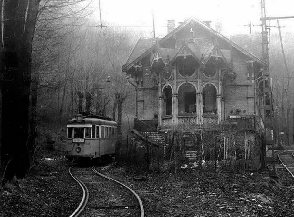 Old tram station in Hungary | Scrolller