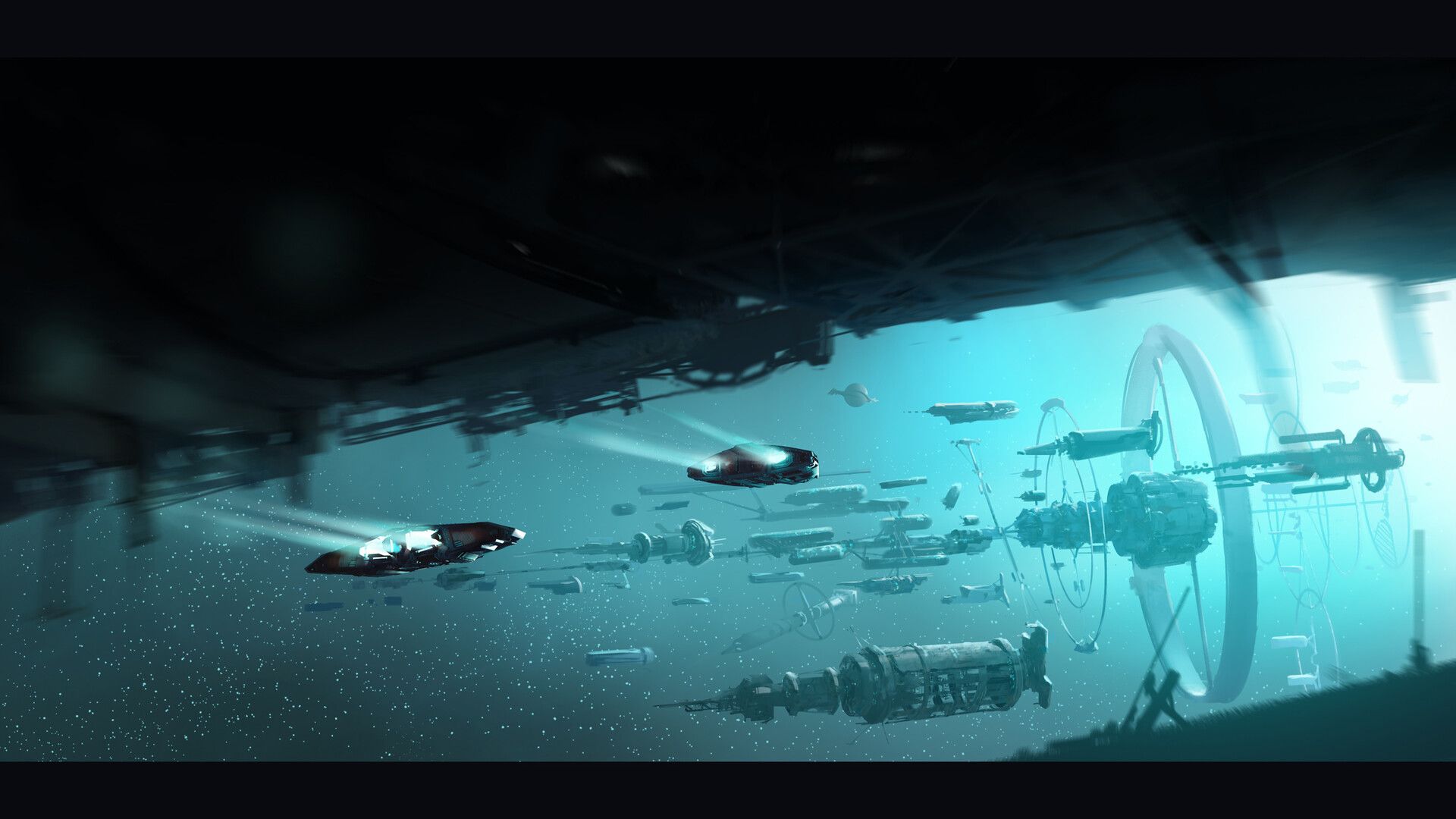 Old work Elite Dangerous 2012-2013 - Key Art by Josh 'Badger' Atack | Scrolller