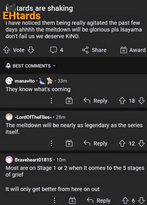 Oldies but Clownies. Erehisuck tears after 139 could have made an ocean. 🤭 | Scrolller