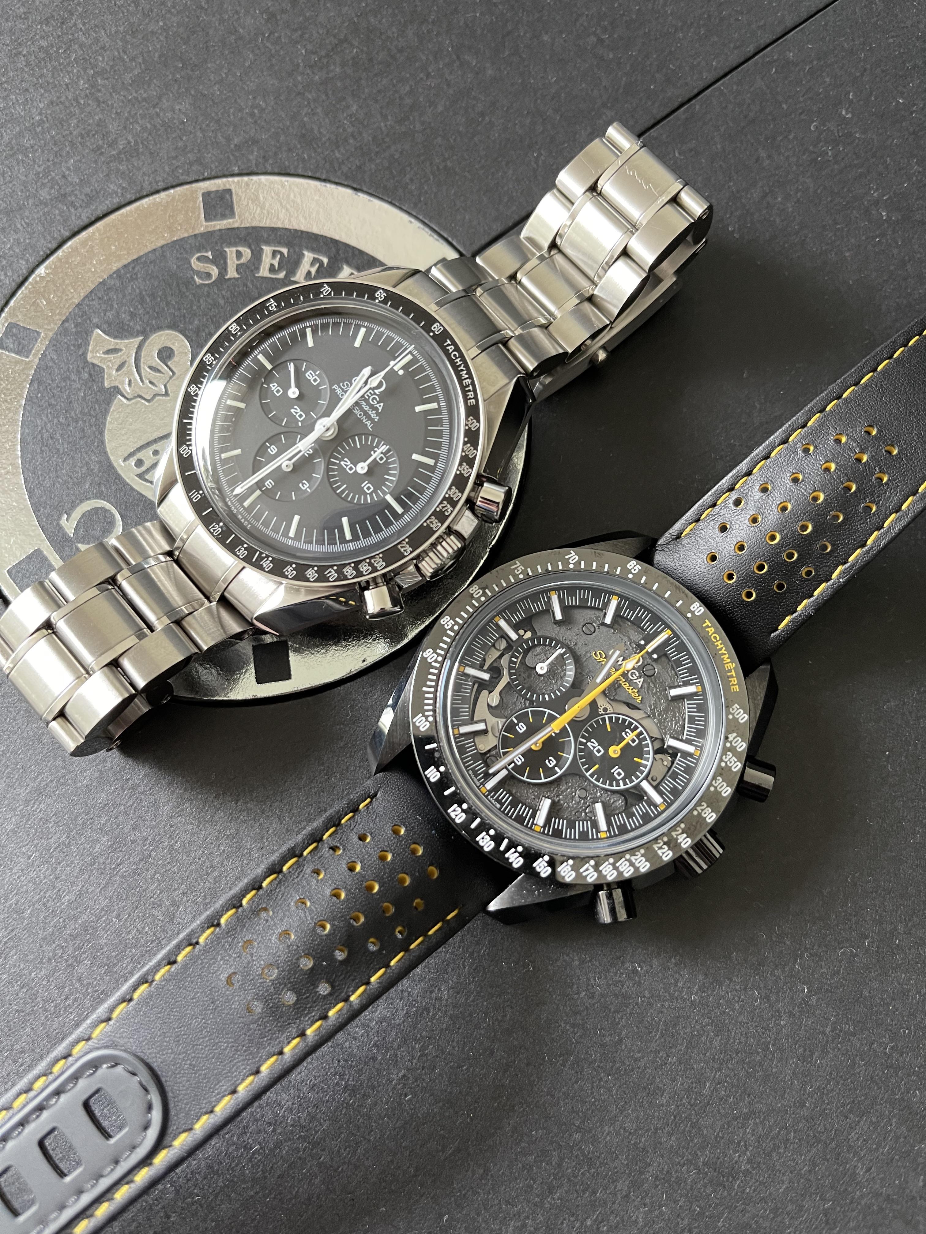 [Omega Speedmaster] Two iconic speedy beauties | Scrolller