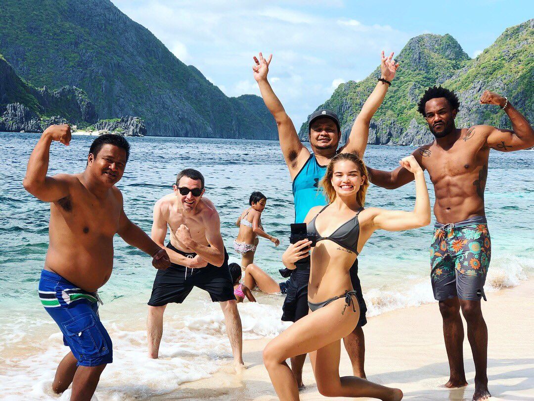 On a beach in the Philippines | Scrolller