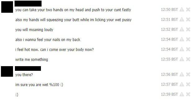 One of many messages from this pervert! | Scrolller