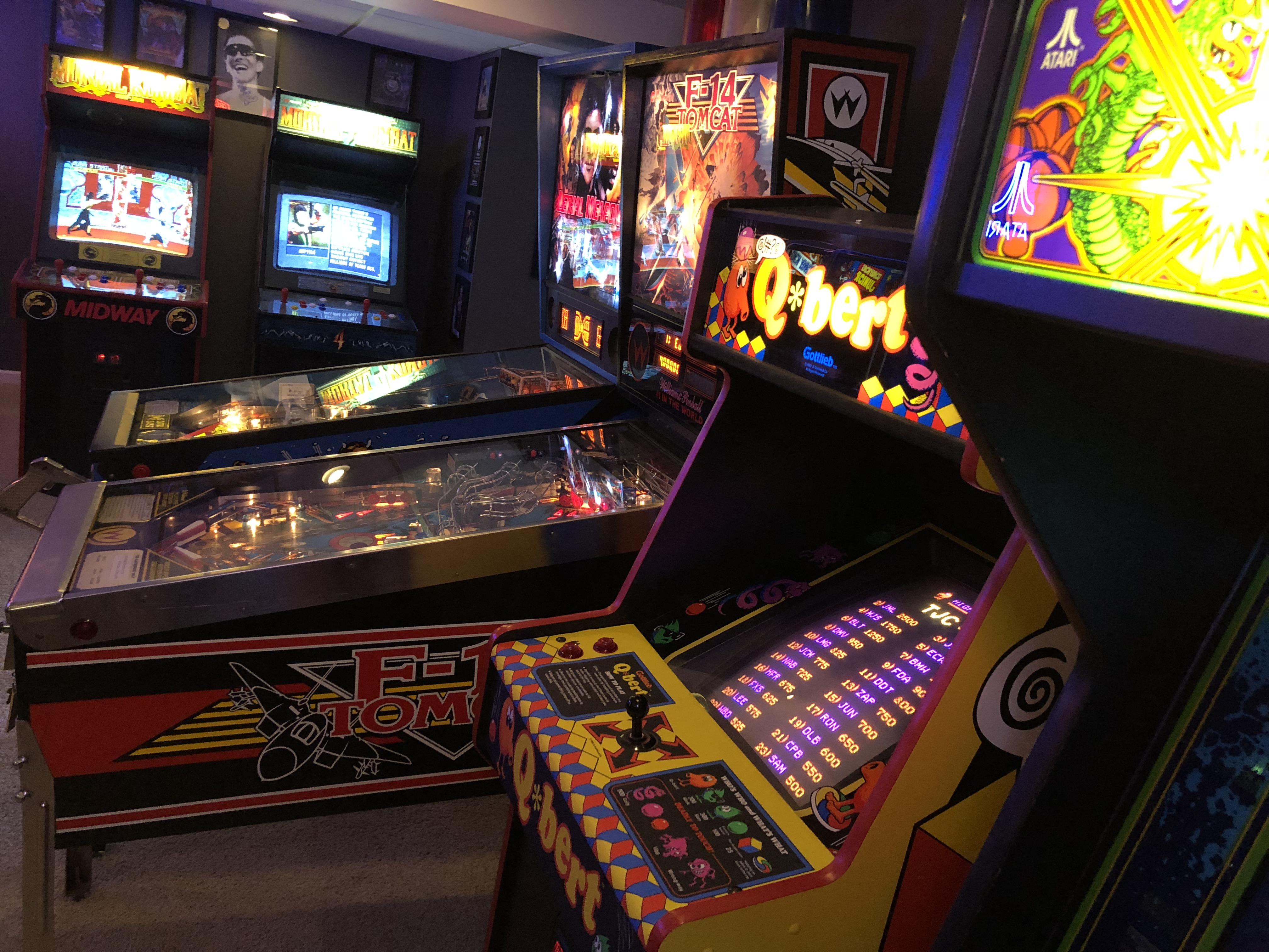 One side of my basement arcade....... | Scrolller