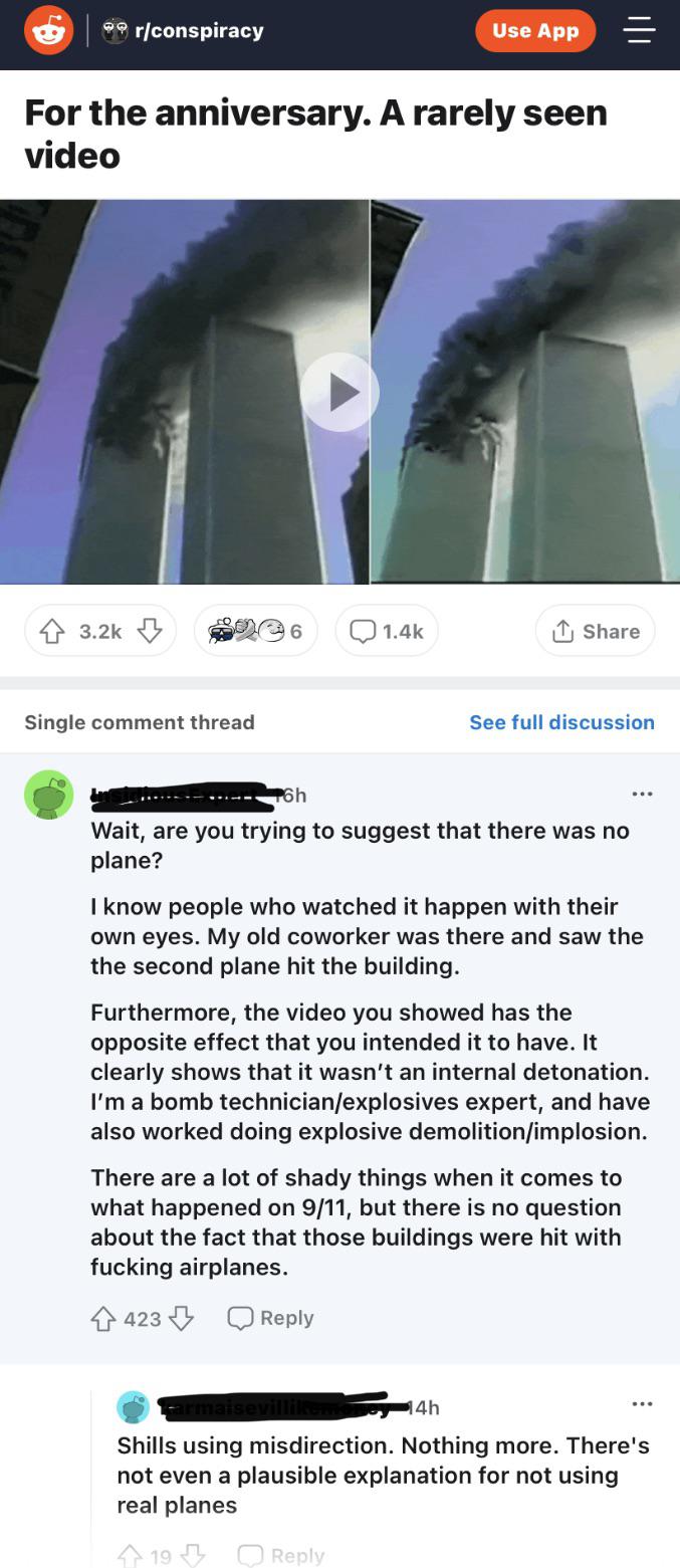 One word to describe Conspiracy Theorists: Misdirection | Scrolller