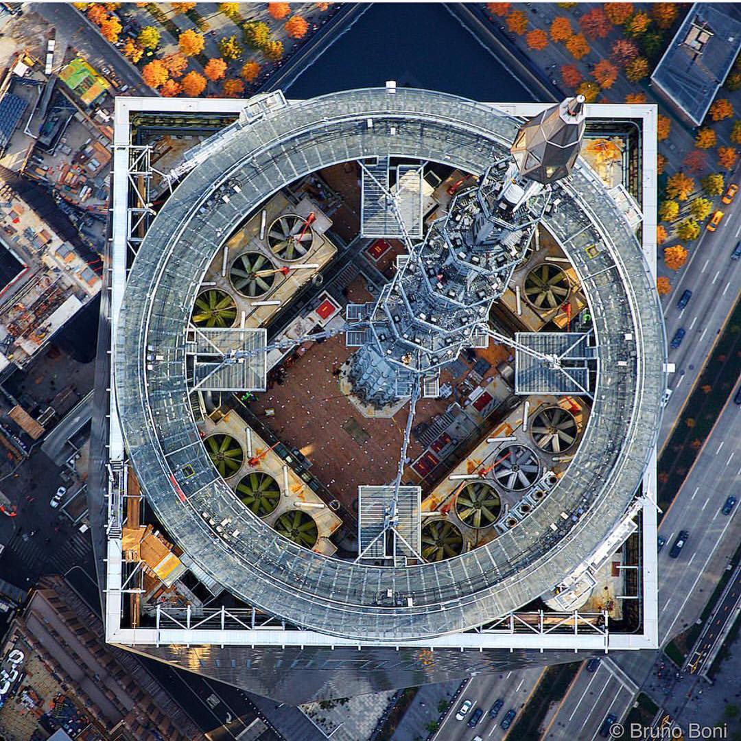 One World Trade Center from above - by Bruno Boni [1080x1080] | Scrolller