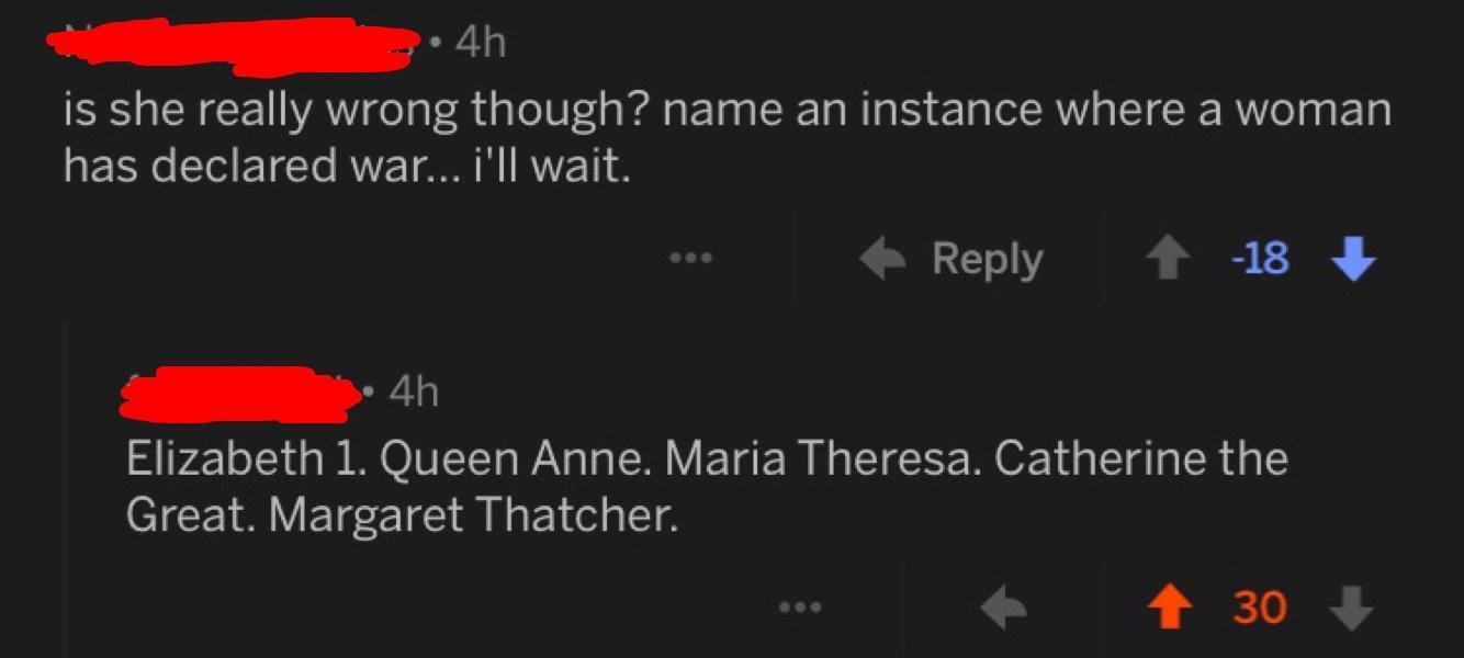 Only men declare war | Scrolller