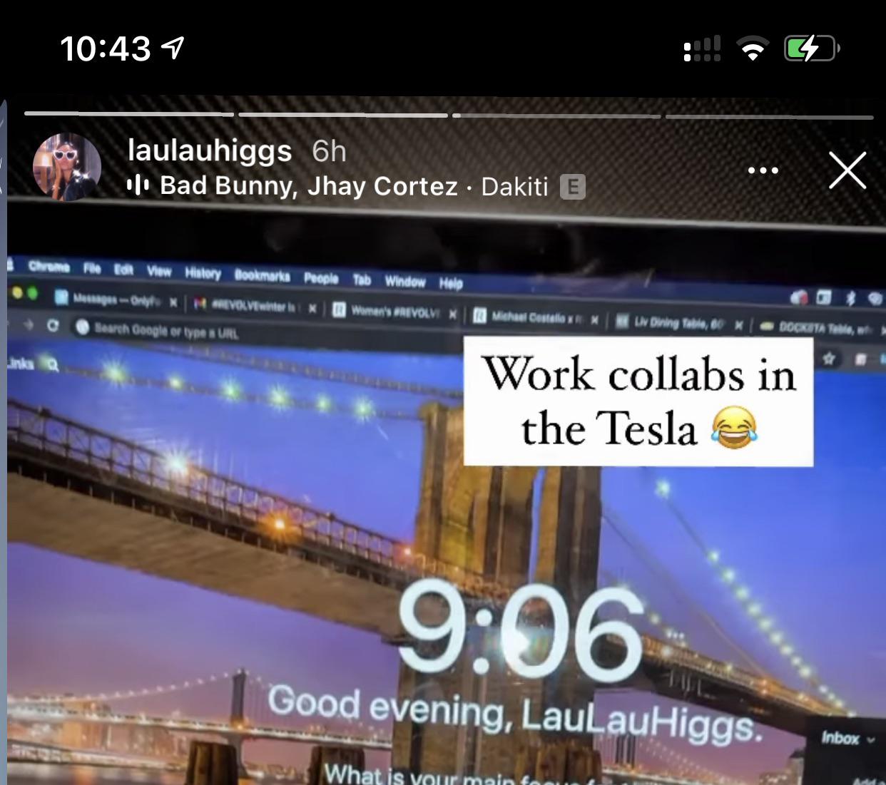 Onlyfans. On her insta story today. Peep the top left tab 👀👀👀👀 | Scrolller