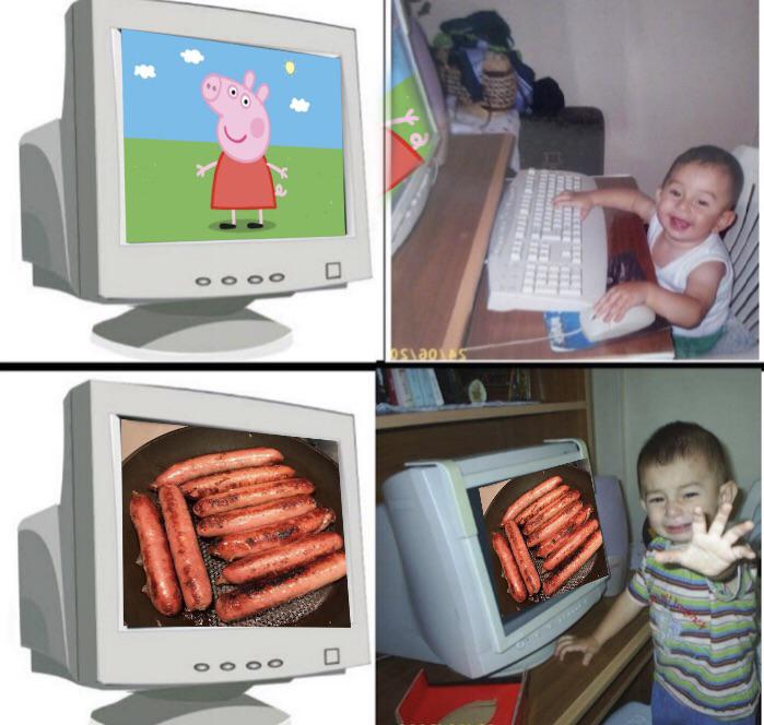 Open peppa pig , right now! | Scrolller