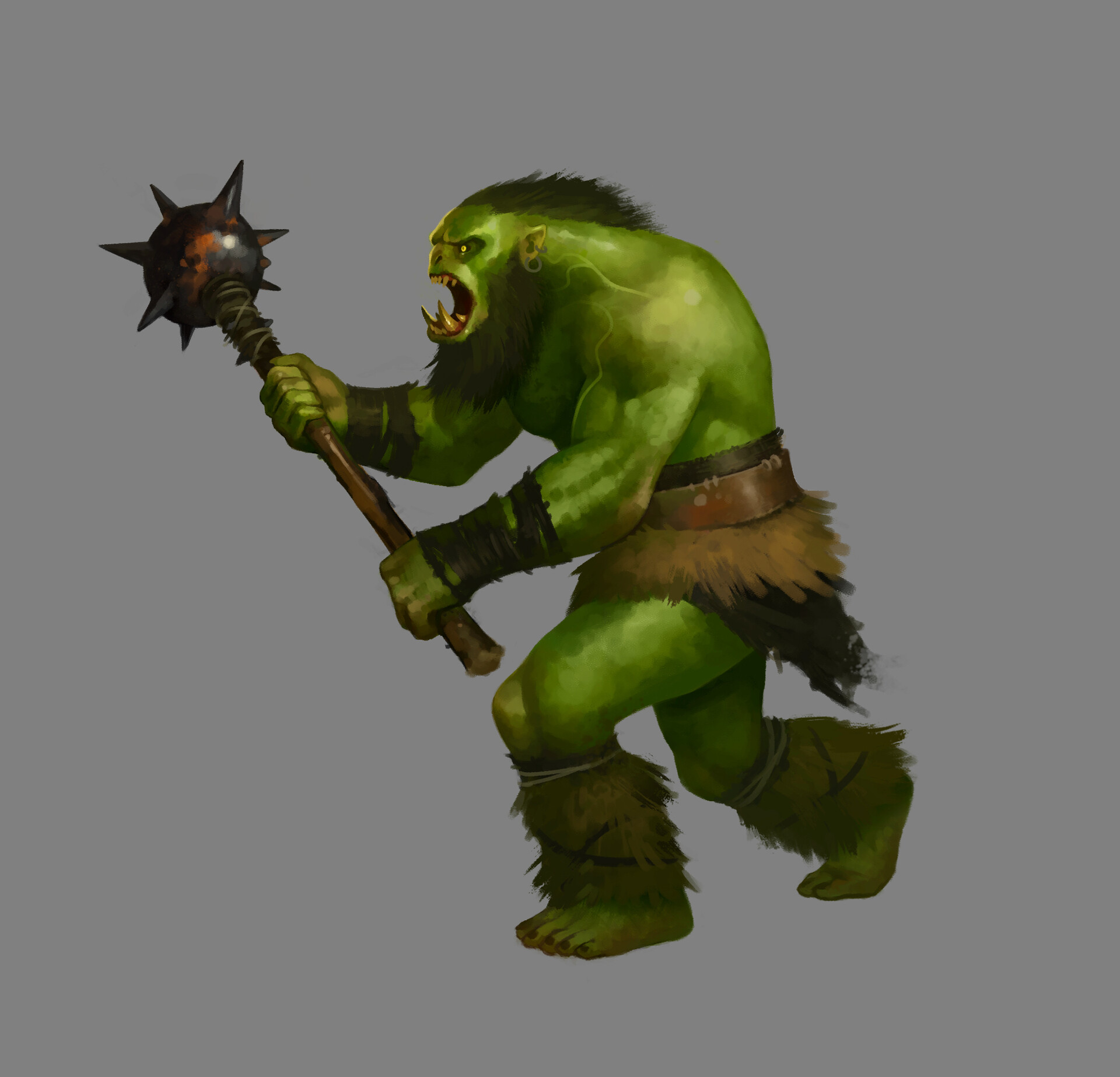 ORC with morning star | Scrolller