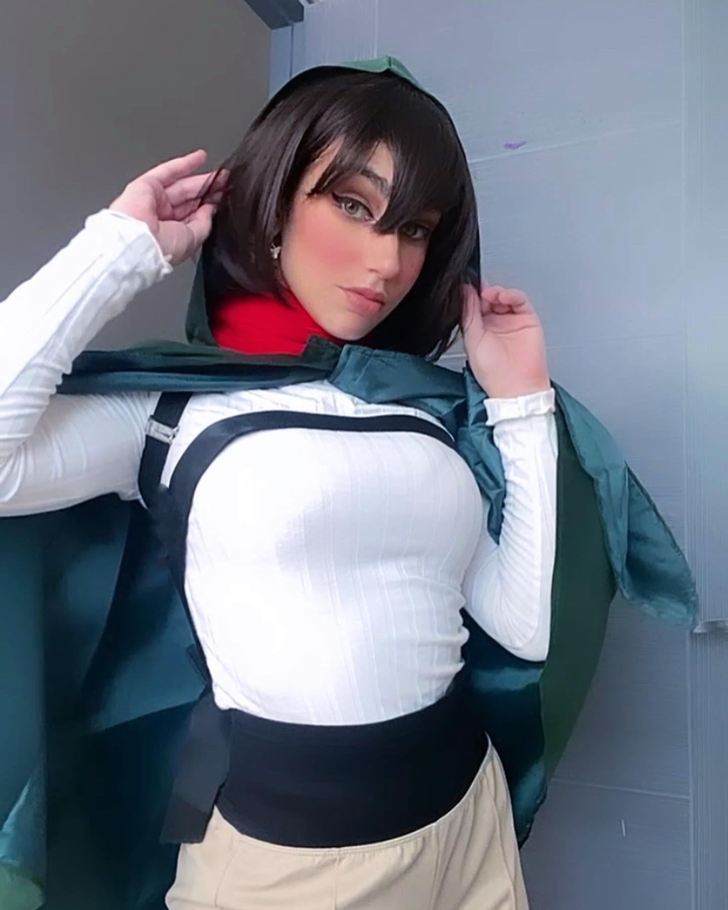OREOCONSUSHI as MIKASA ACKERMAN | Scrolller