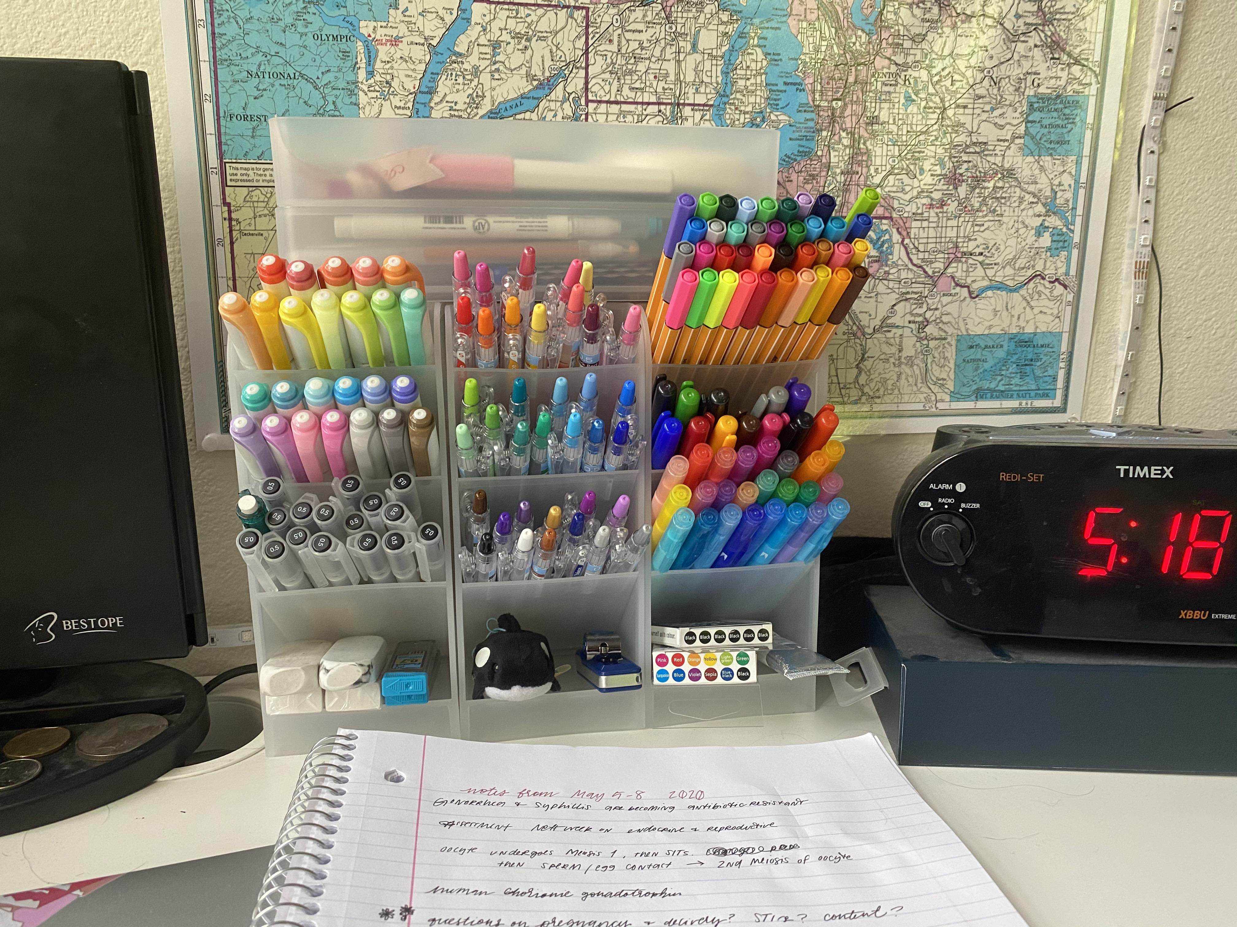 Organized my everyday/note taking pen collection! List in the comments :)) | Scrolller