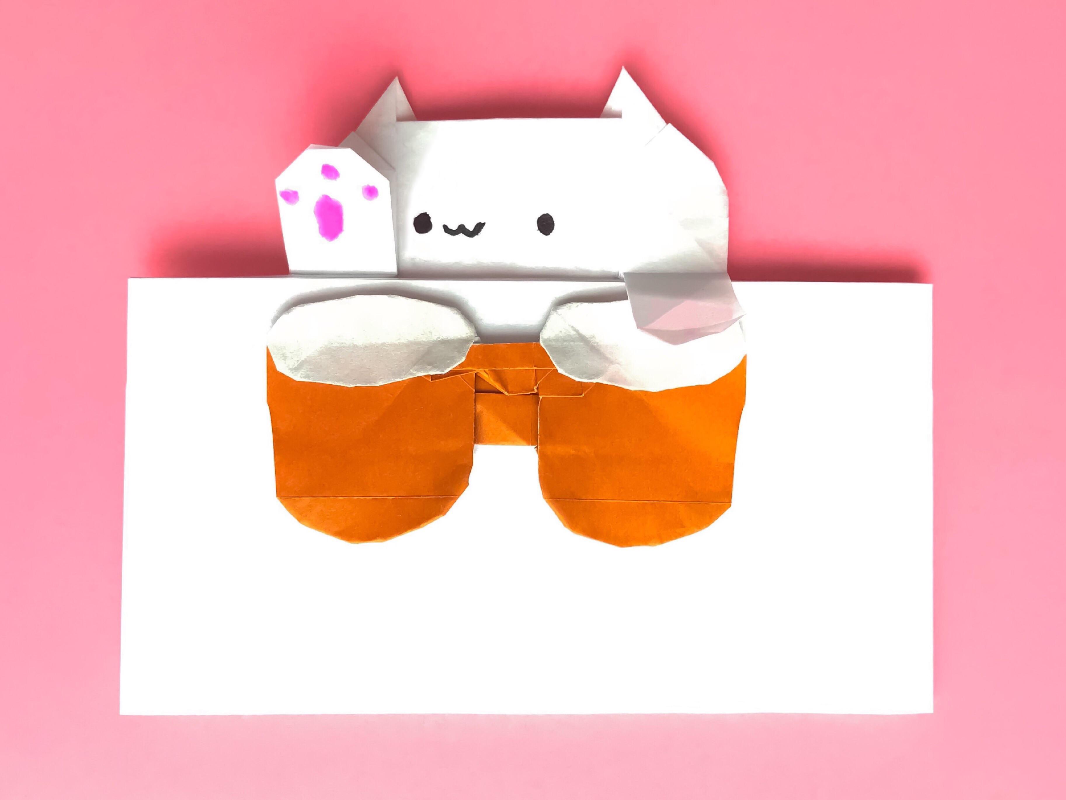Origami Bongo Cat | Scrolller