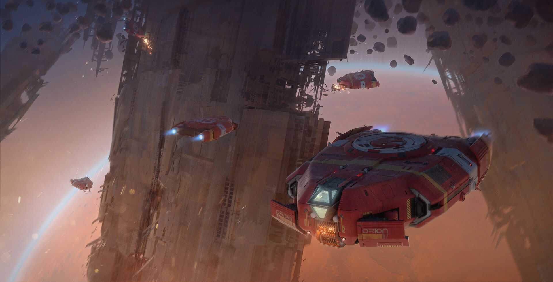 Orion Scavenger Units by Marco Gorlei | Scrolller