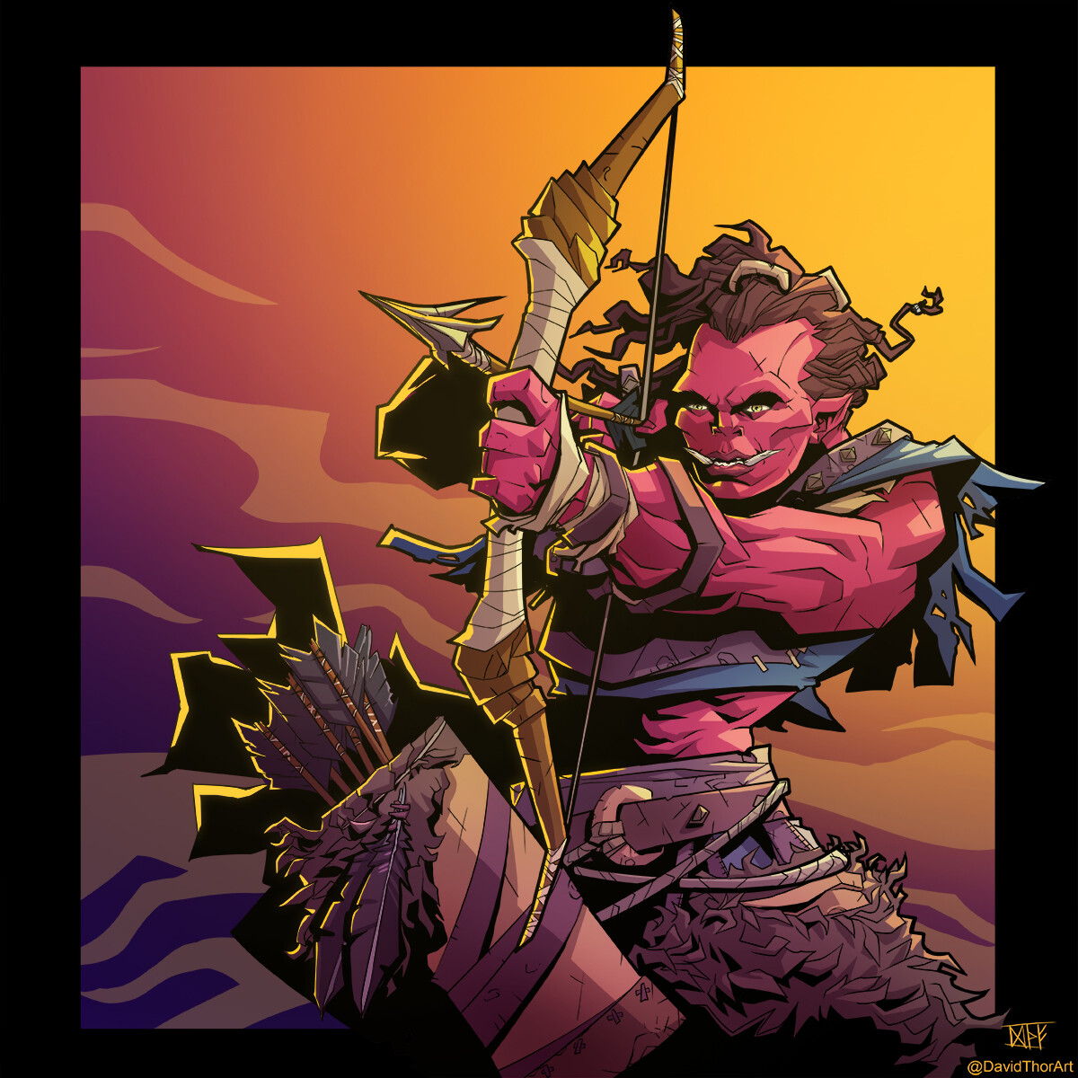 Ork Archer By David Thor Fjalarsson Scrolller