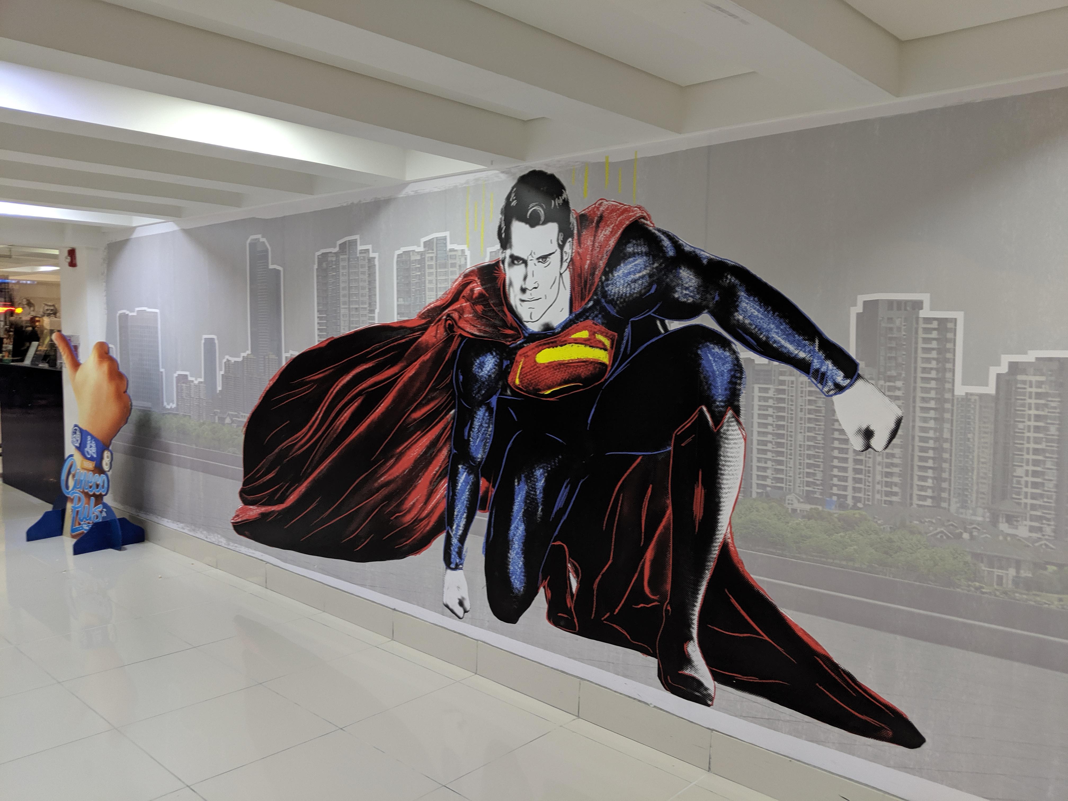 OTHER: Henry Cavill's Supes painted in a local cinema | Scrolller