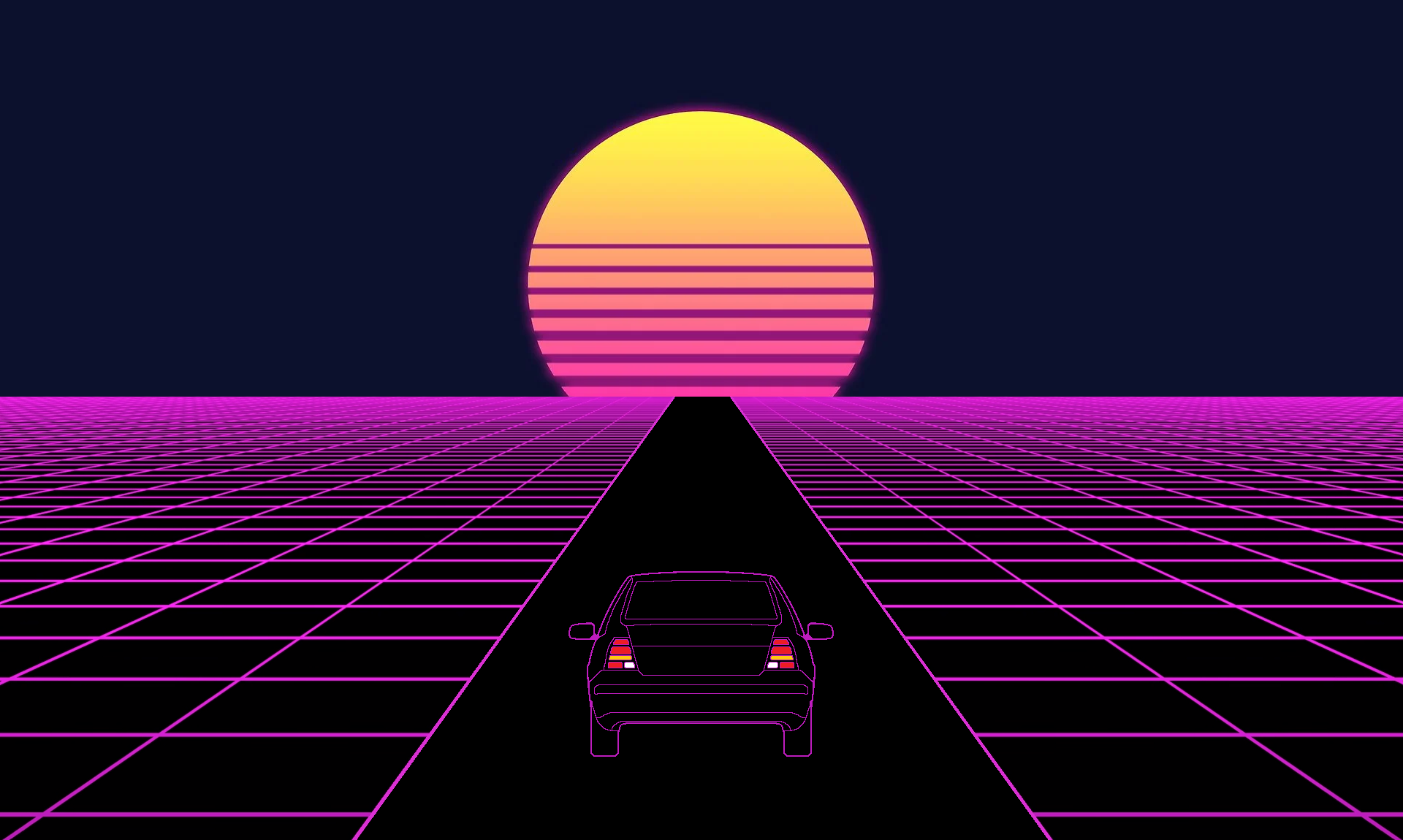 Outrun themed MkIV wallpaper | Scrolller