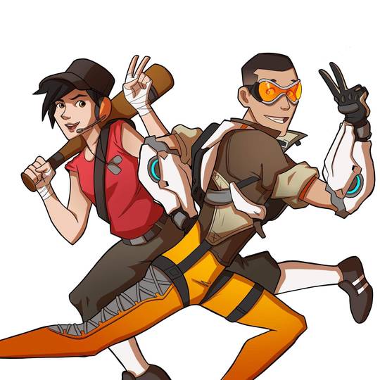 Overwatch X Team Fortress - The Scouts | Scrolller