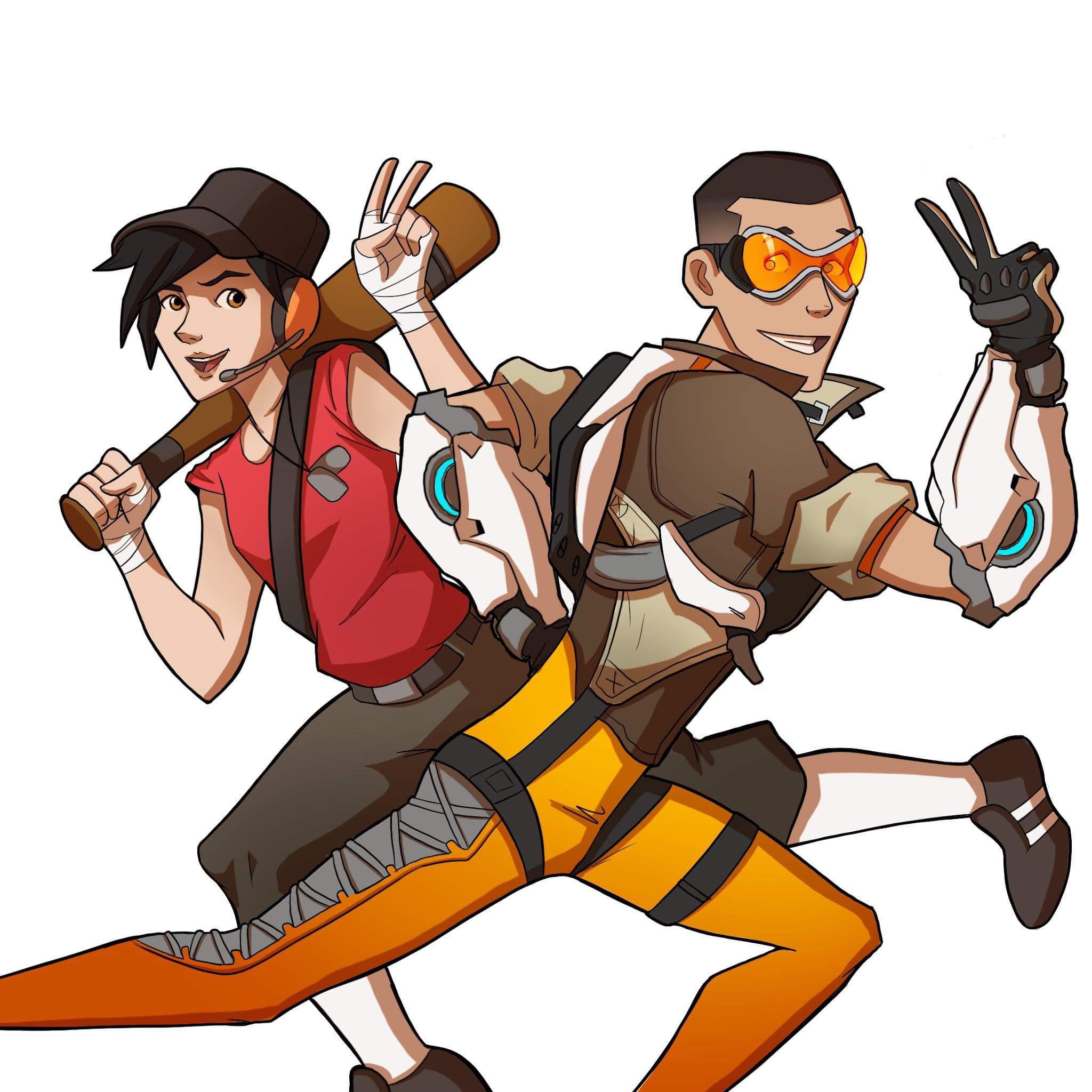 Overwatch X Team Fortress - The Scouts | Scrolller
