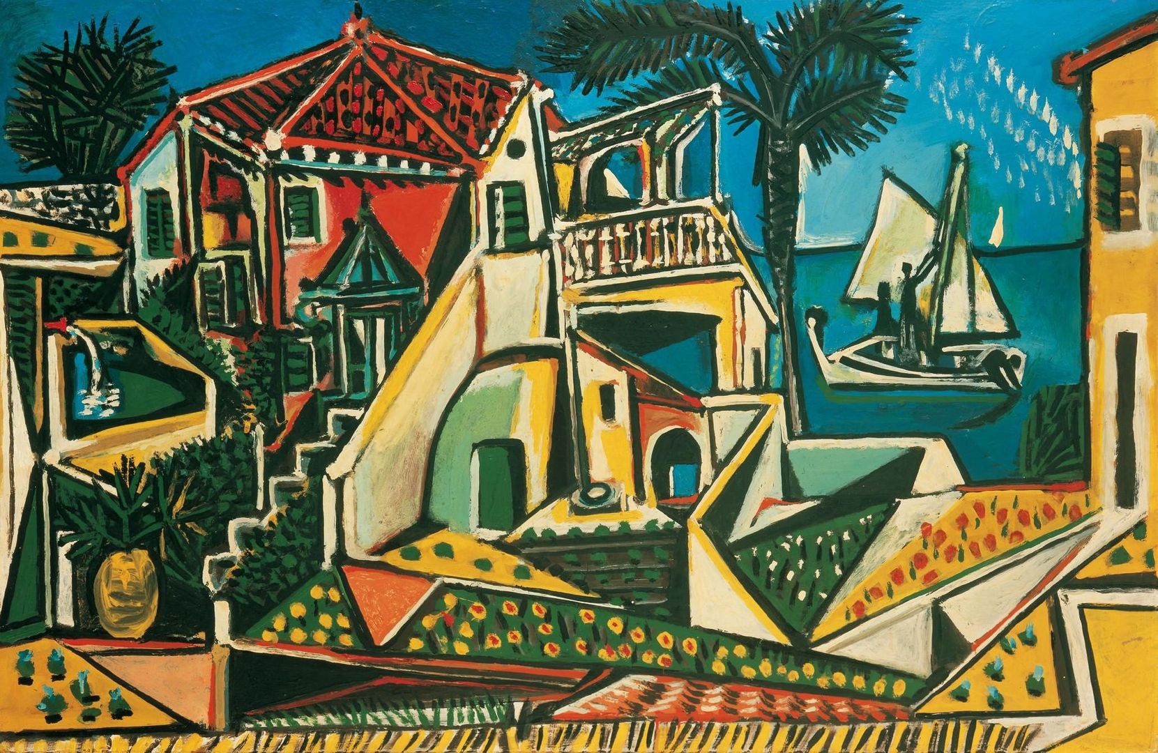Pablo Picasso - Mediterranean Landscape (1953) | Scrolller