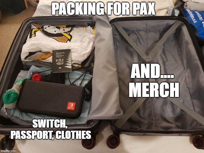 Packing for PAX | Scrolller