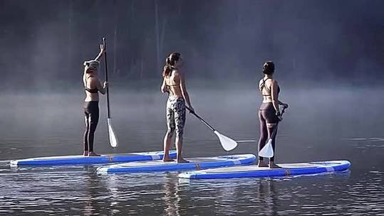 Paddleboard Yoga [comp, gif] | Scrolller