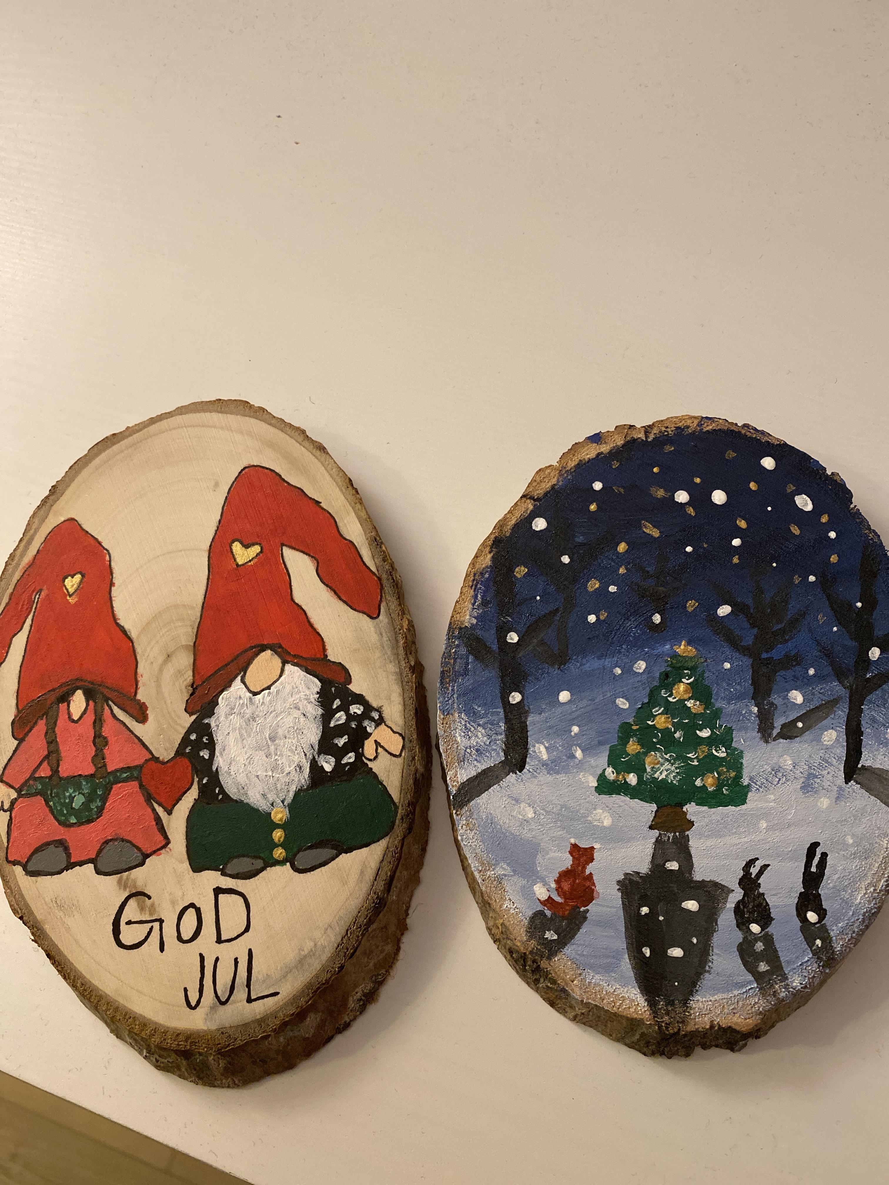 Painted these freehand after images on the internet. Haven’t painted since arts & crafts in ...