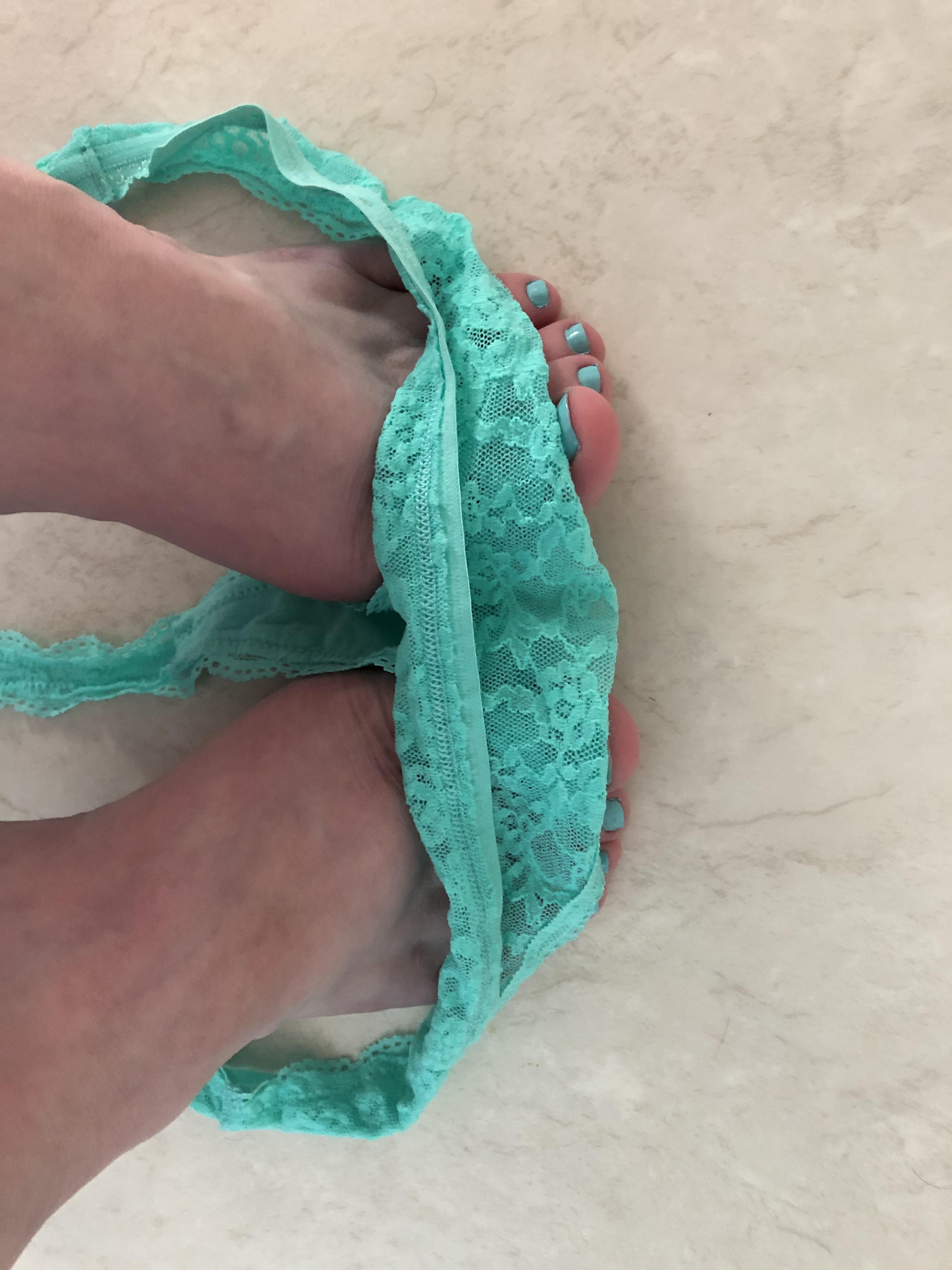Painted toenails peaking out from lace thongs 😍 | Scrolller