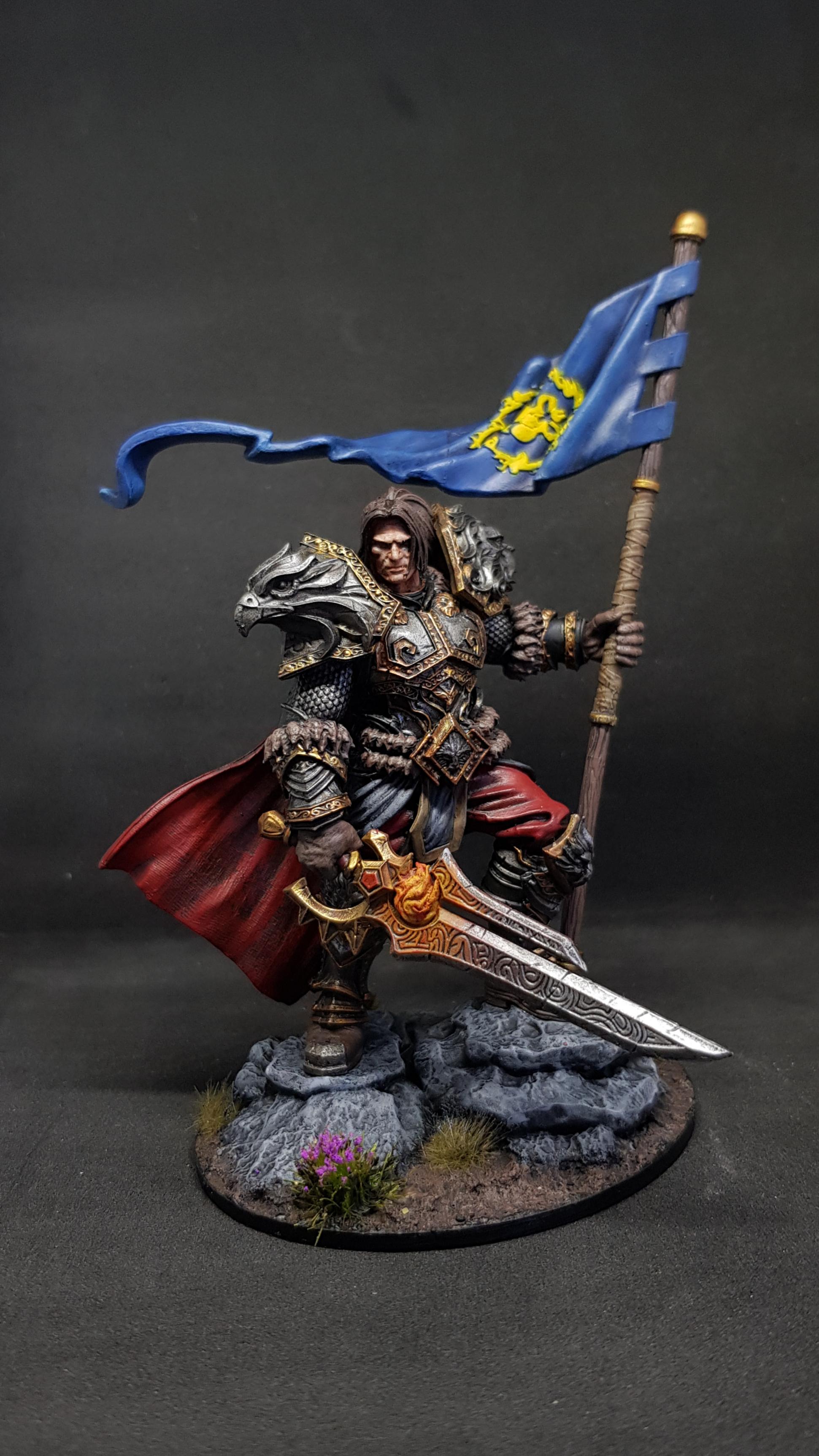 Painted Varian Wrynn over the weekend. | Scrolller