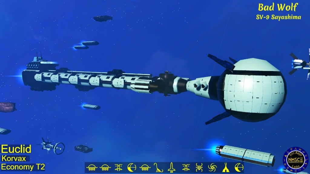 Pale Blue Occulus System Freighter, Euclid | Scrolller