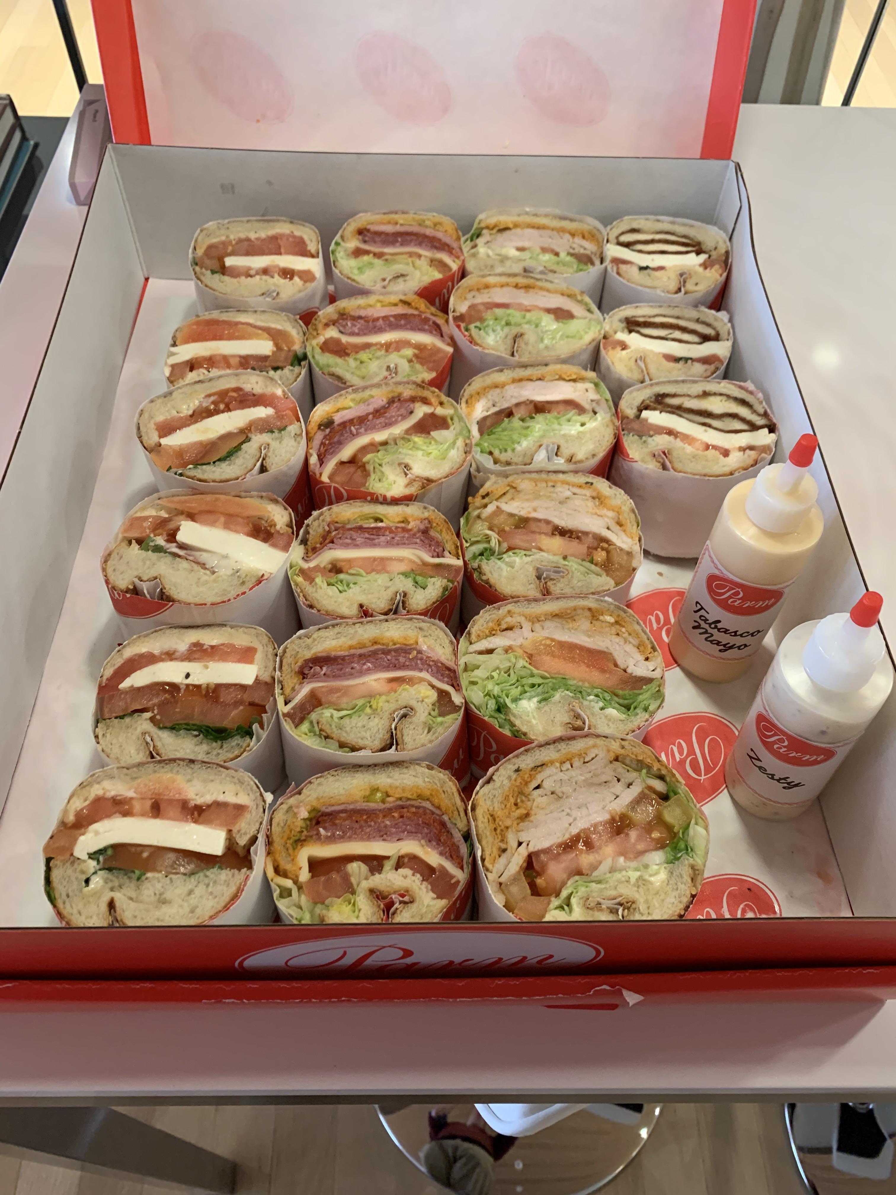 Parm catering for lunch | Scrolller