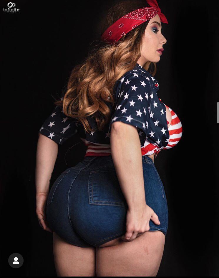 Patriotic booty. romi_chase | Scrolller