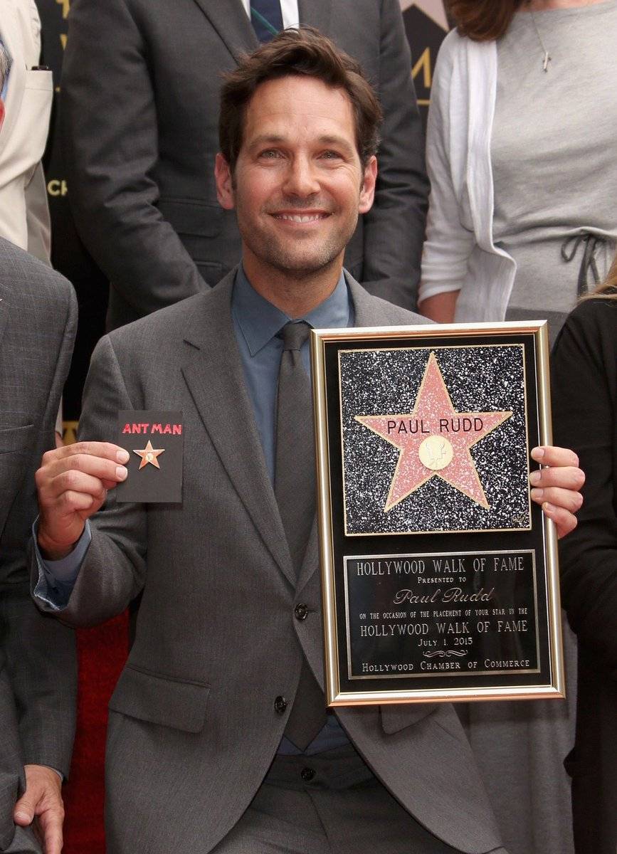 Paul Rudd has an Ant-Man sized star in the Hollywood Walk of Fame | Scrolller