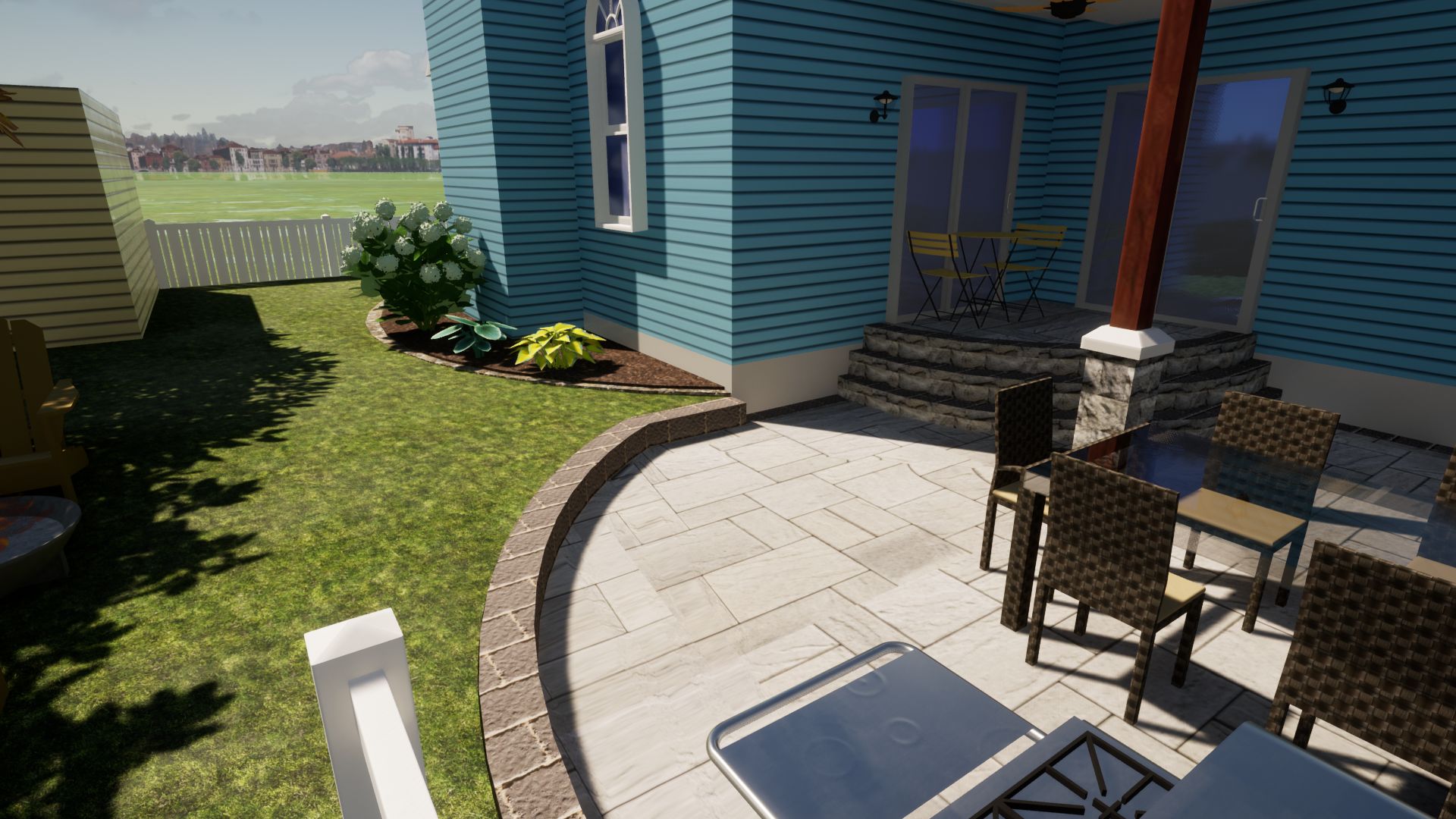 Paver Patio Design for Hardscape Company | Scrolller