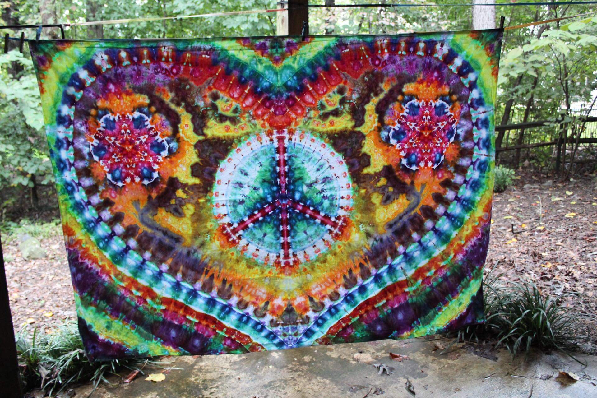 Peace Sign Heart Double Mandala | Scrolller