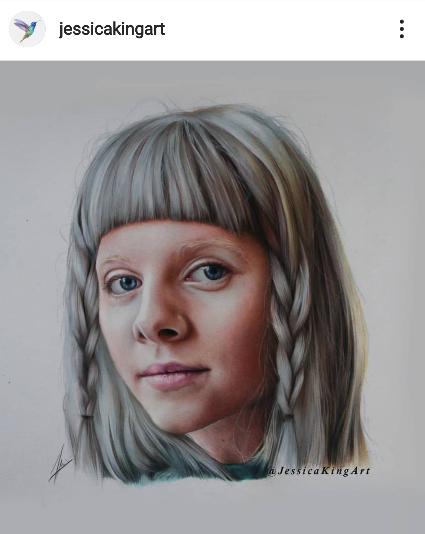 Pencil Portrait of Aurora | Scrolller