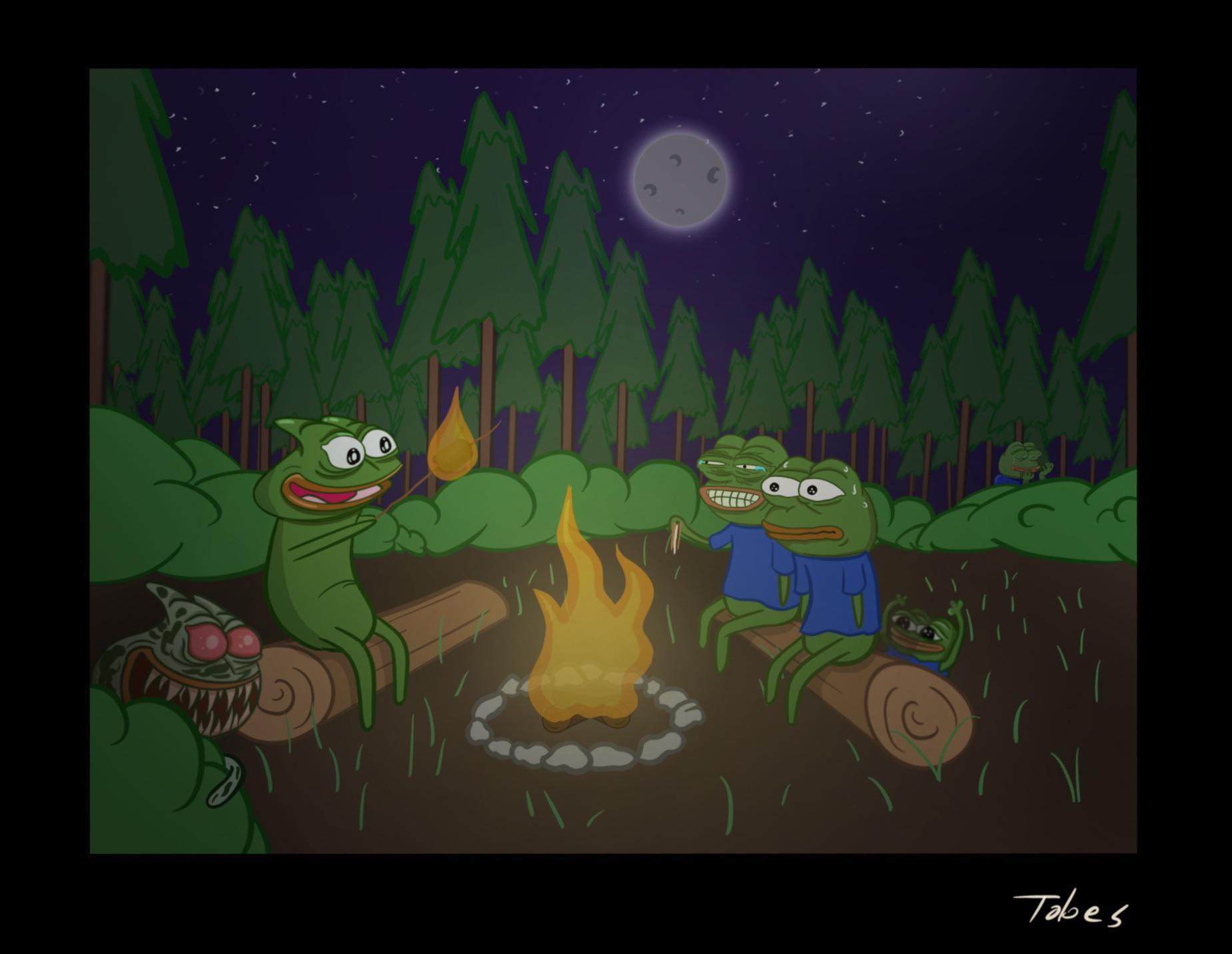 Pepega goes camping with the boys! | Scrolller