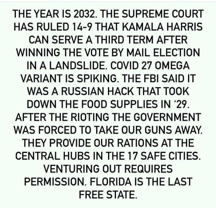 Persecution fantasy going strong. | Scrolller