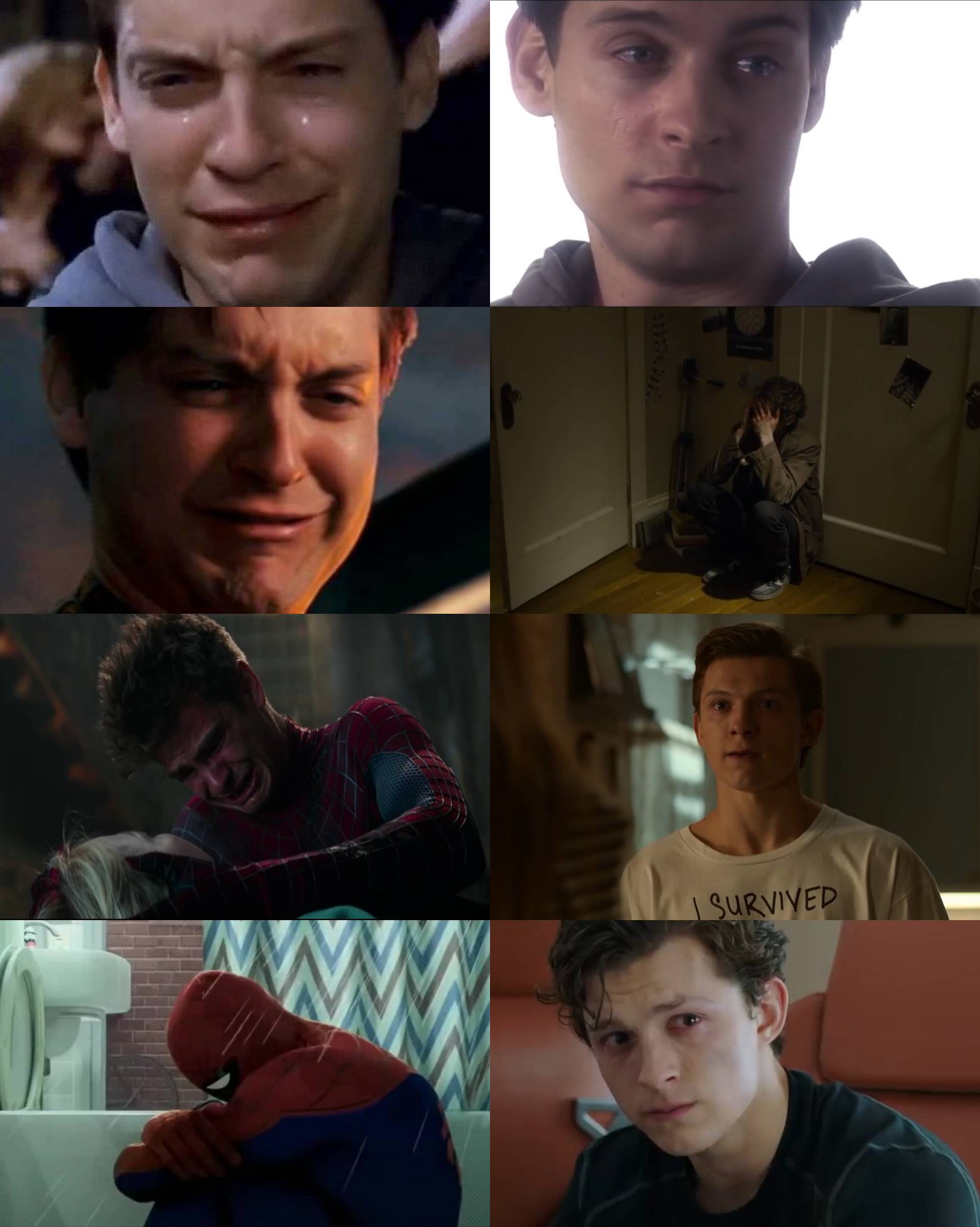 Peter Parker has yet to not cry in a Spider-Man movie | Scrolller