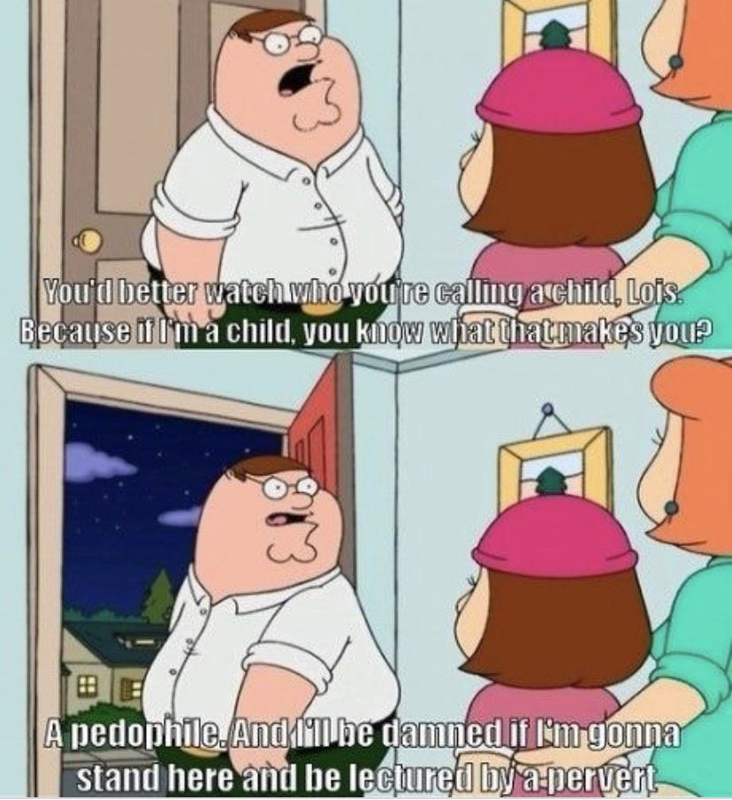 Peter roasting Lois | Scrolller