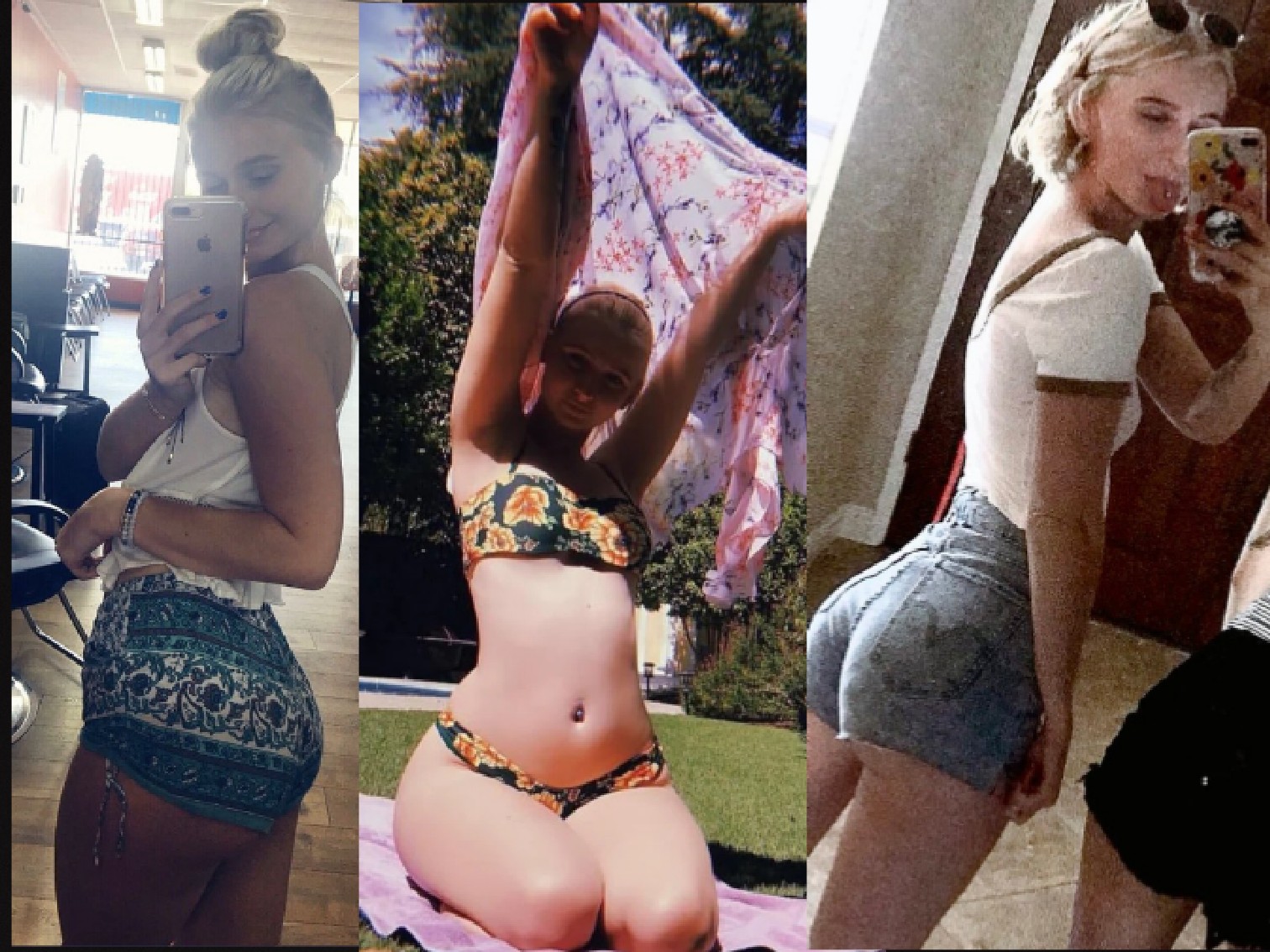 Petite blonde girl (19) has a cute little booty | Scrolller