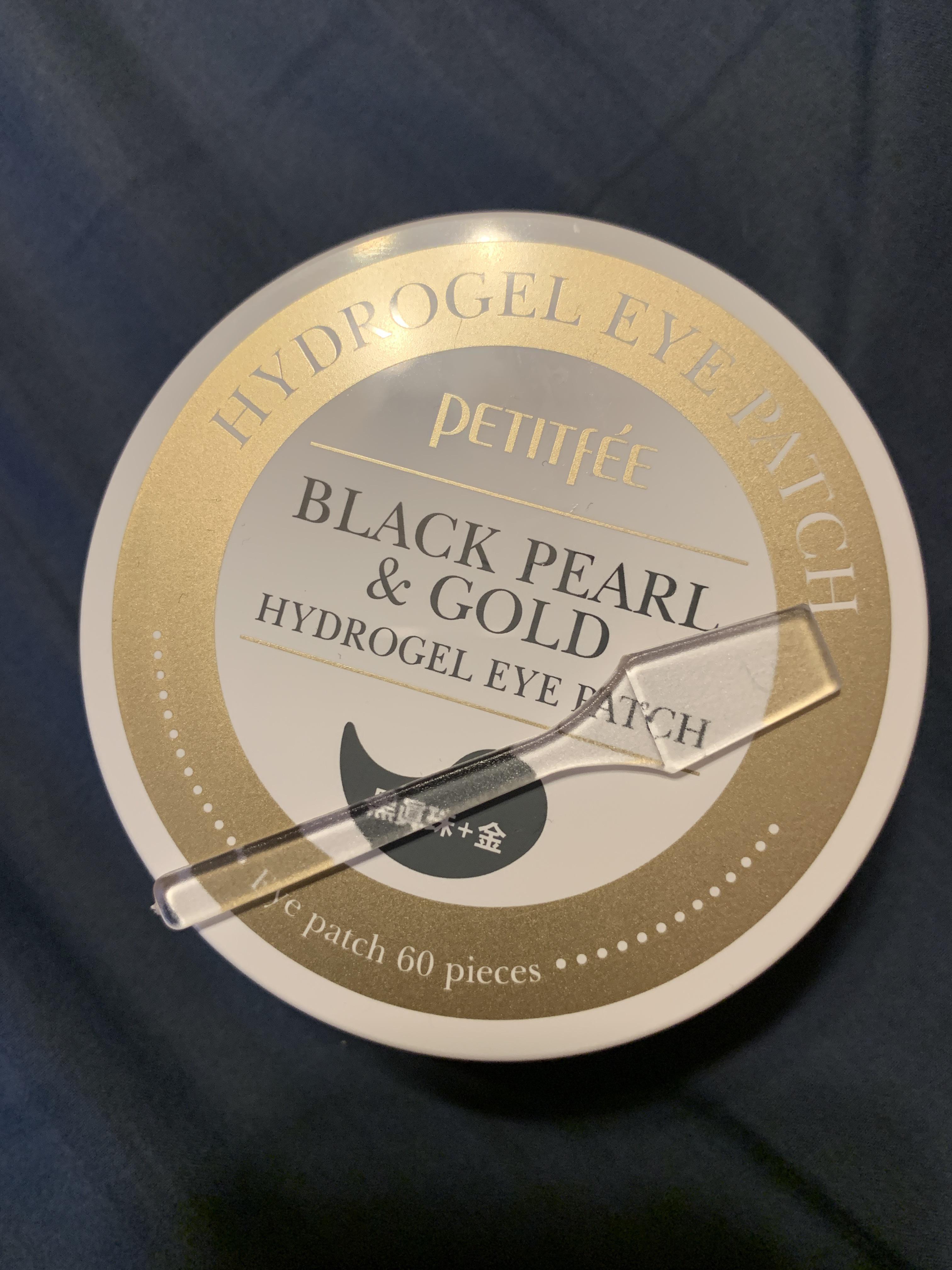 Petitfee: Black pearl & gold eye patch. Just got these and I love them! They’re so good. Really ...