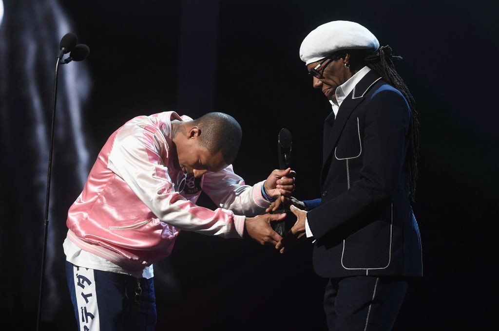 Pharrell inducting Nile Rogers to Rock Hall of Fame | Scrolller