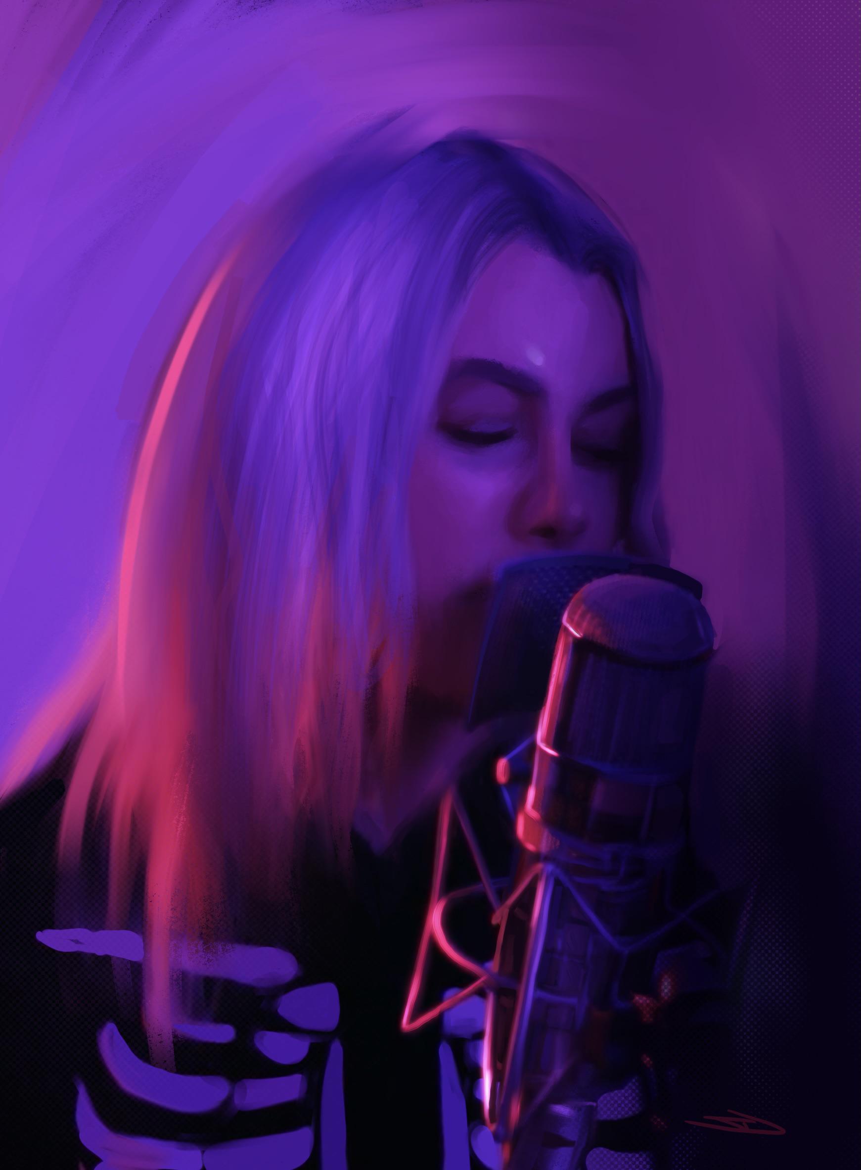 Phoebe digital drawing (procreate), inspired from her Saturday Sessions performance | Scrolller